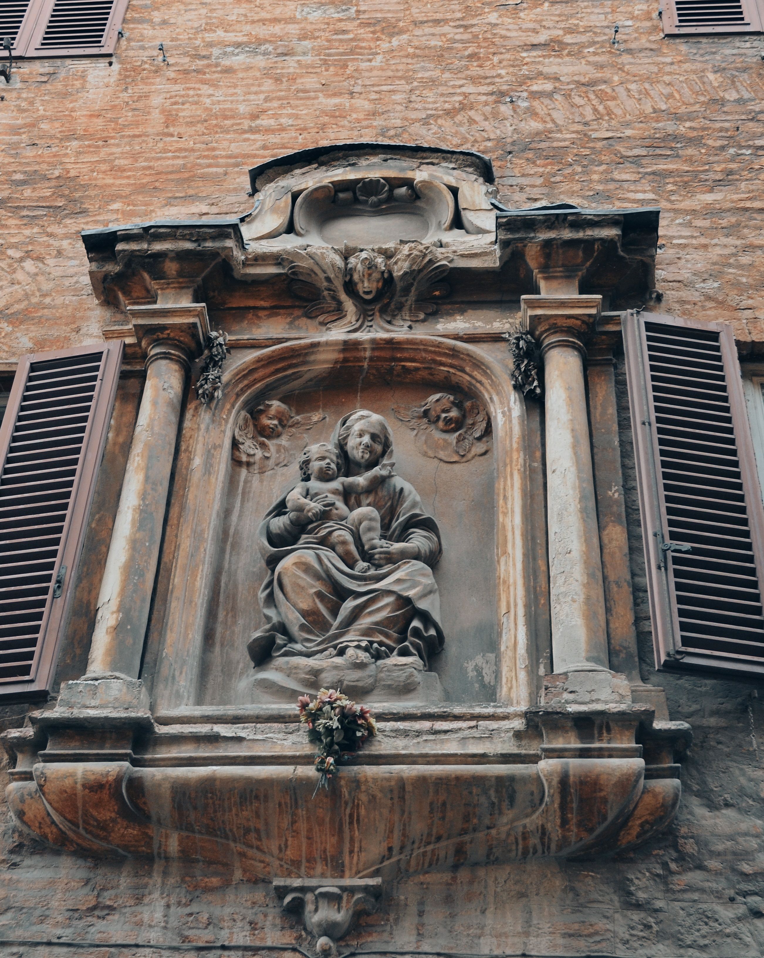 Renaissance Stone Relief in Siena, Italy · Free Stock Photo
