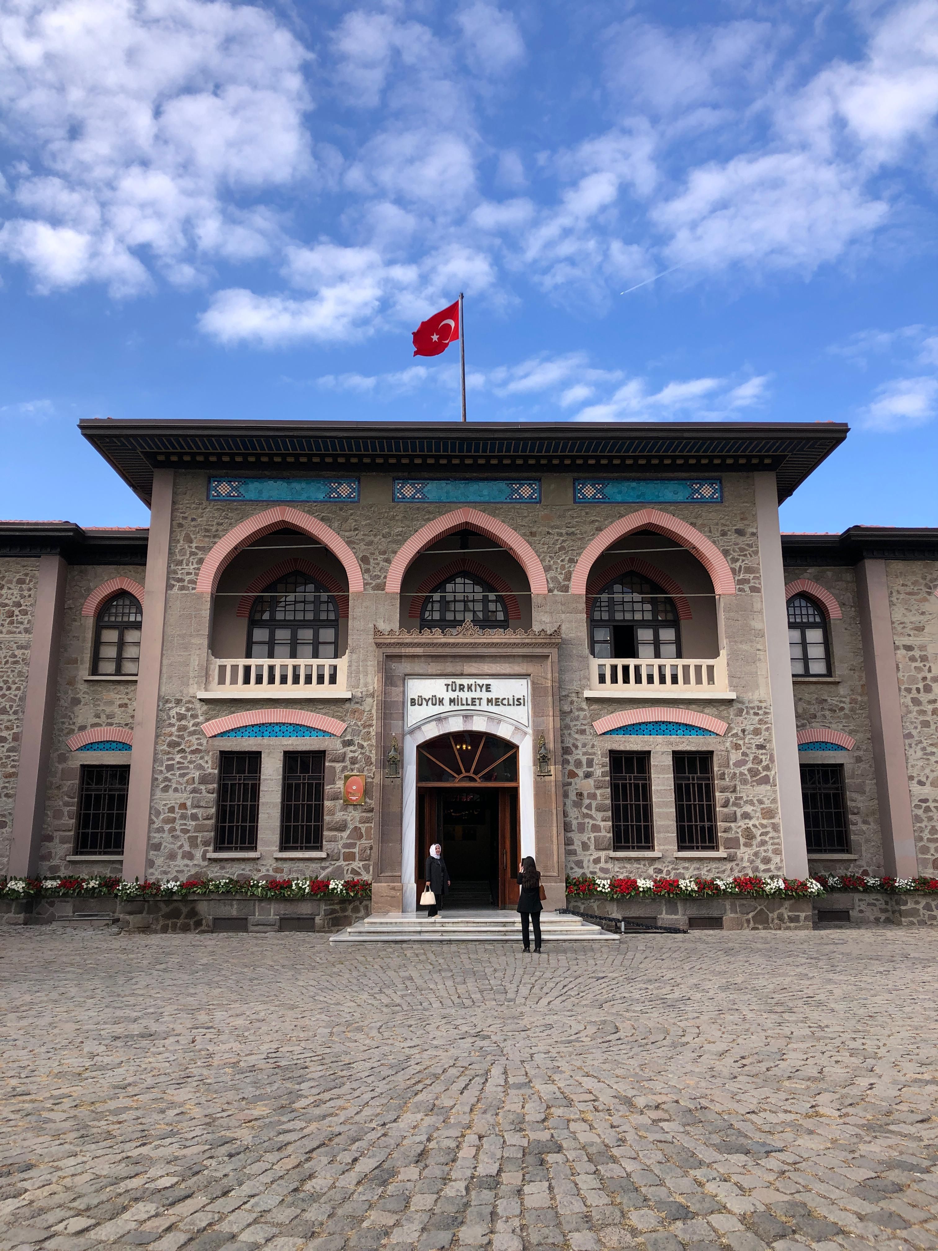 Historic Turkish Parliament Building Facade · Free Stock Photo