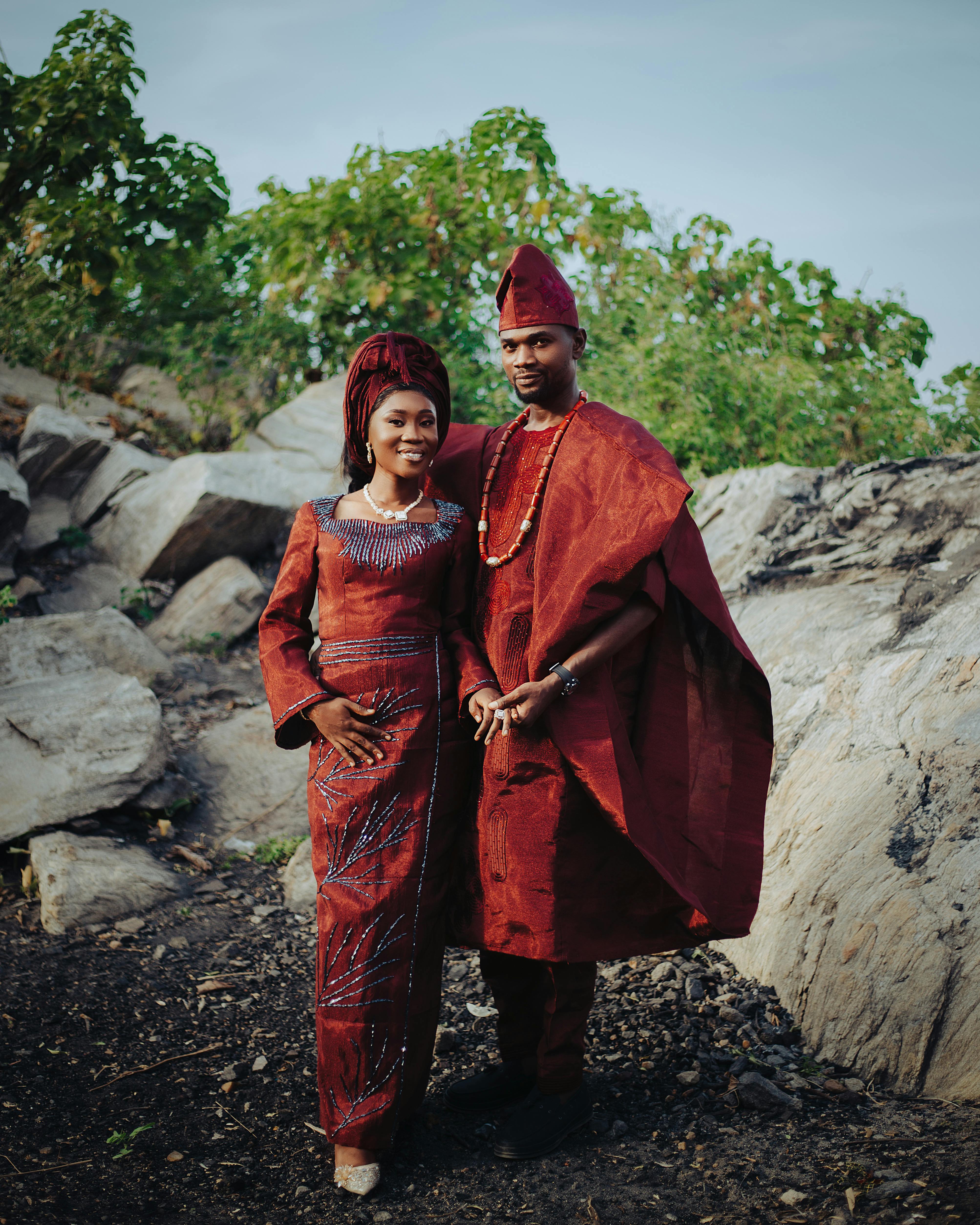 Red Beads And Gele Photoshoot Photos, Download The BEST Free Red Beads ...