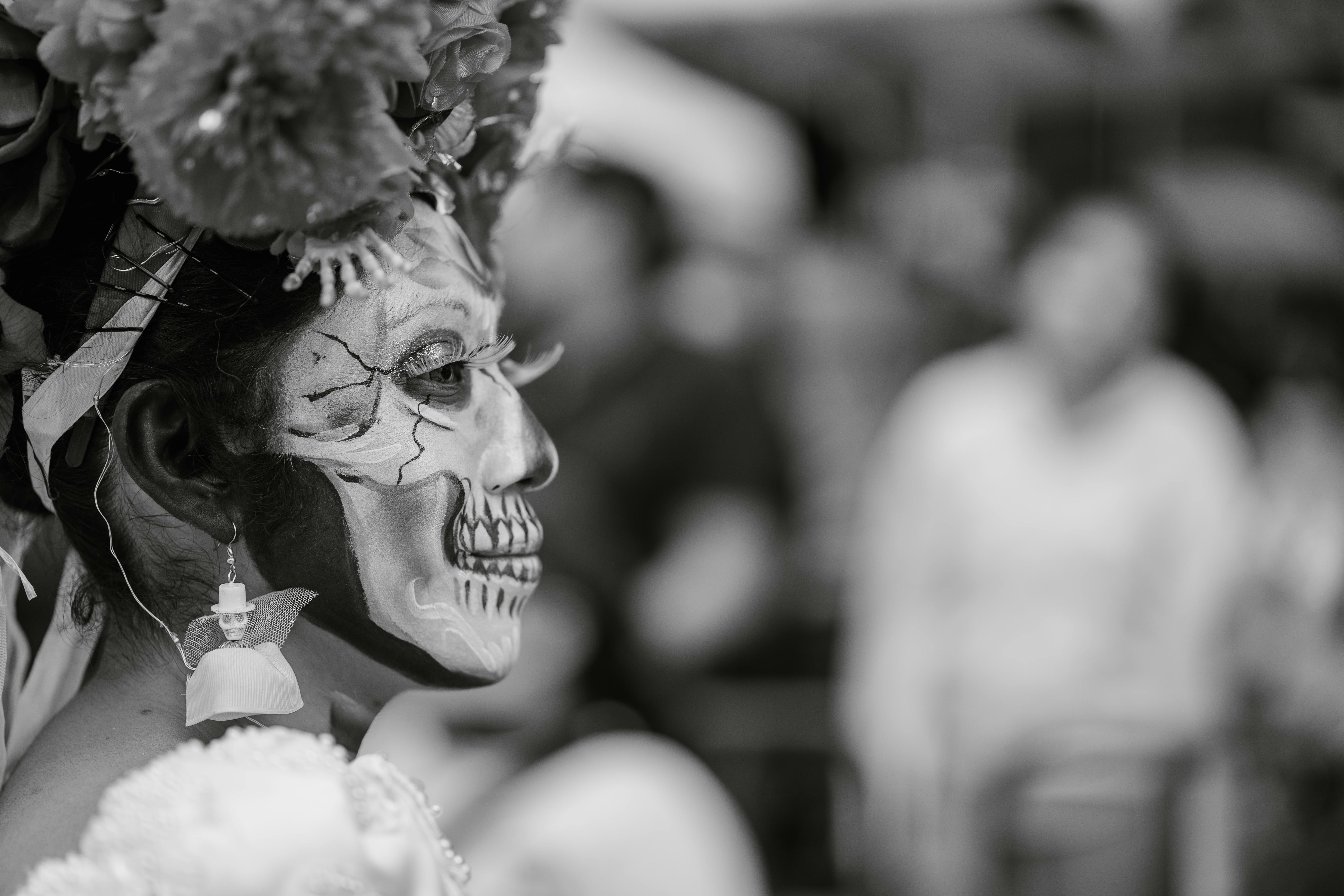 Day of the Dead Catrina Portrait in Mexico City · Free Stock Photo