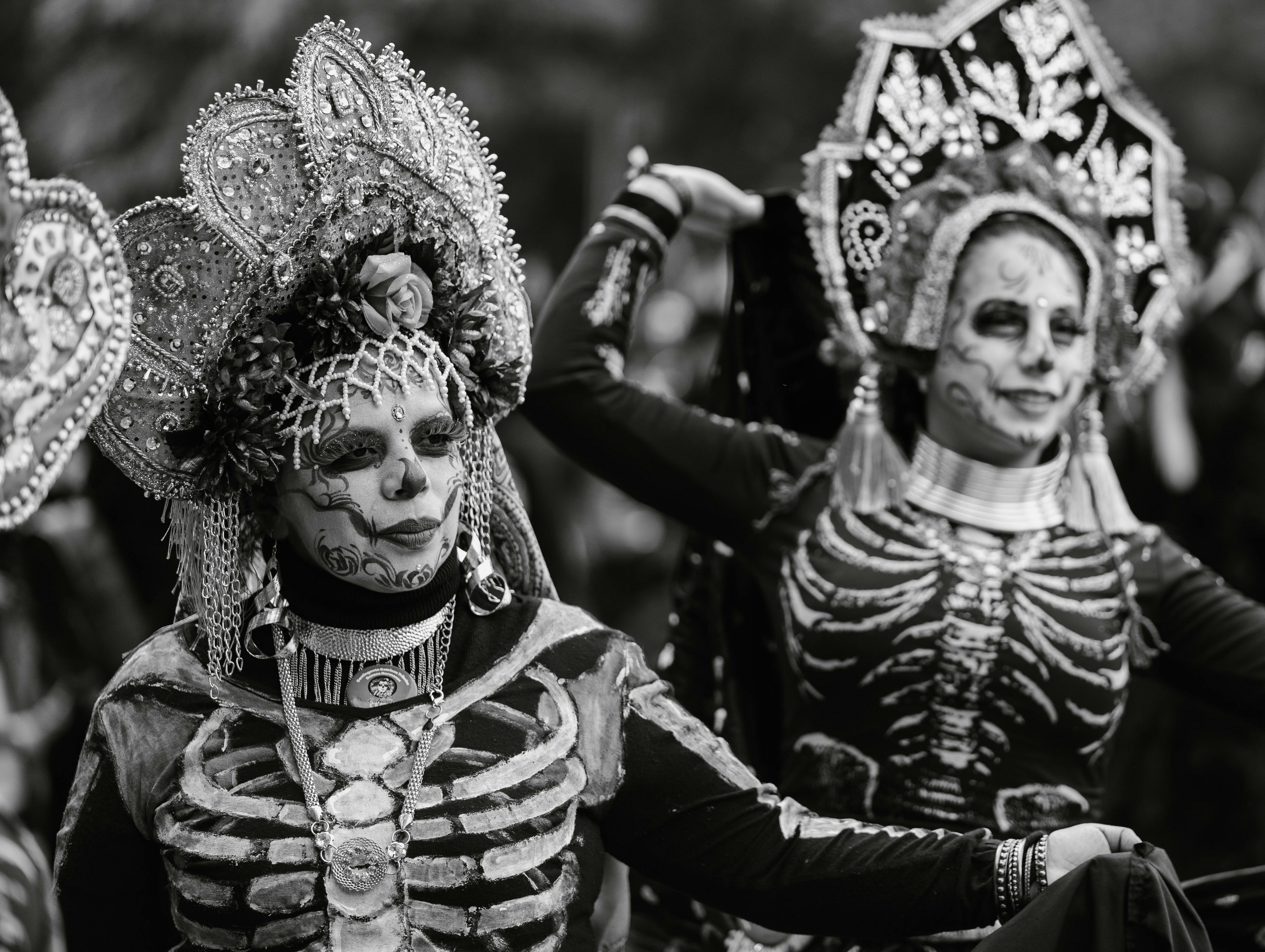 Vibrant Catrina Parade in Mexico City · Free Stock Photo