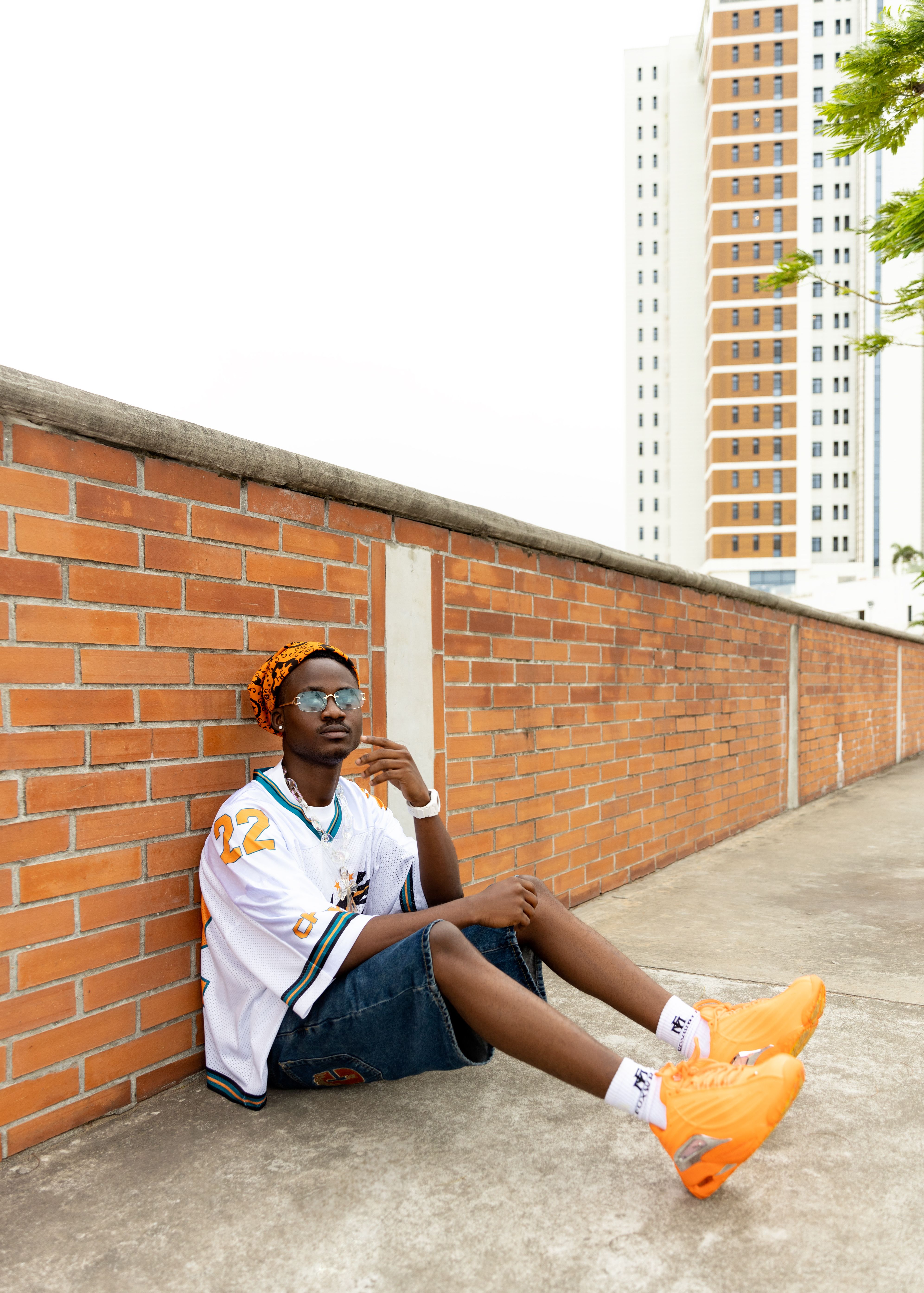 Urban Style Portrait with Streetwear and High-rise Background · Free ...