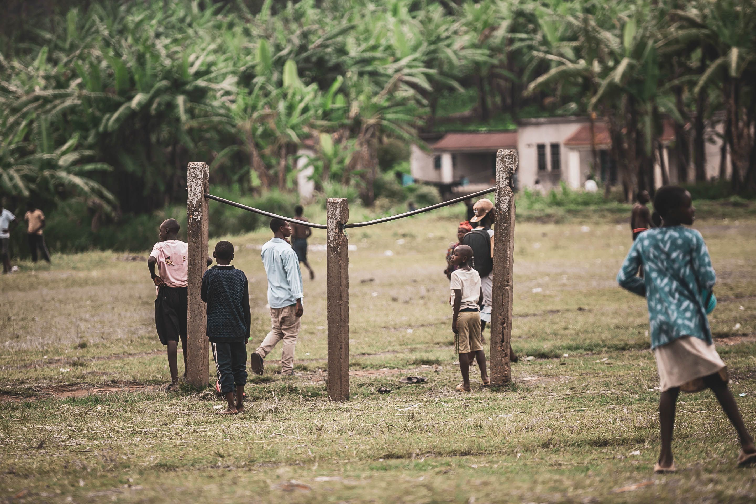 Children Playing Outdoors in Rural Area · Free Stock Photo