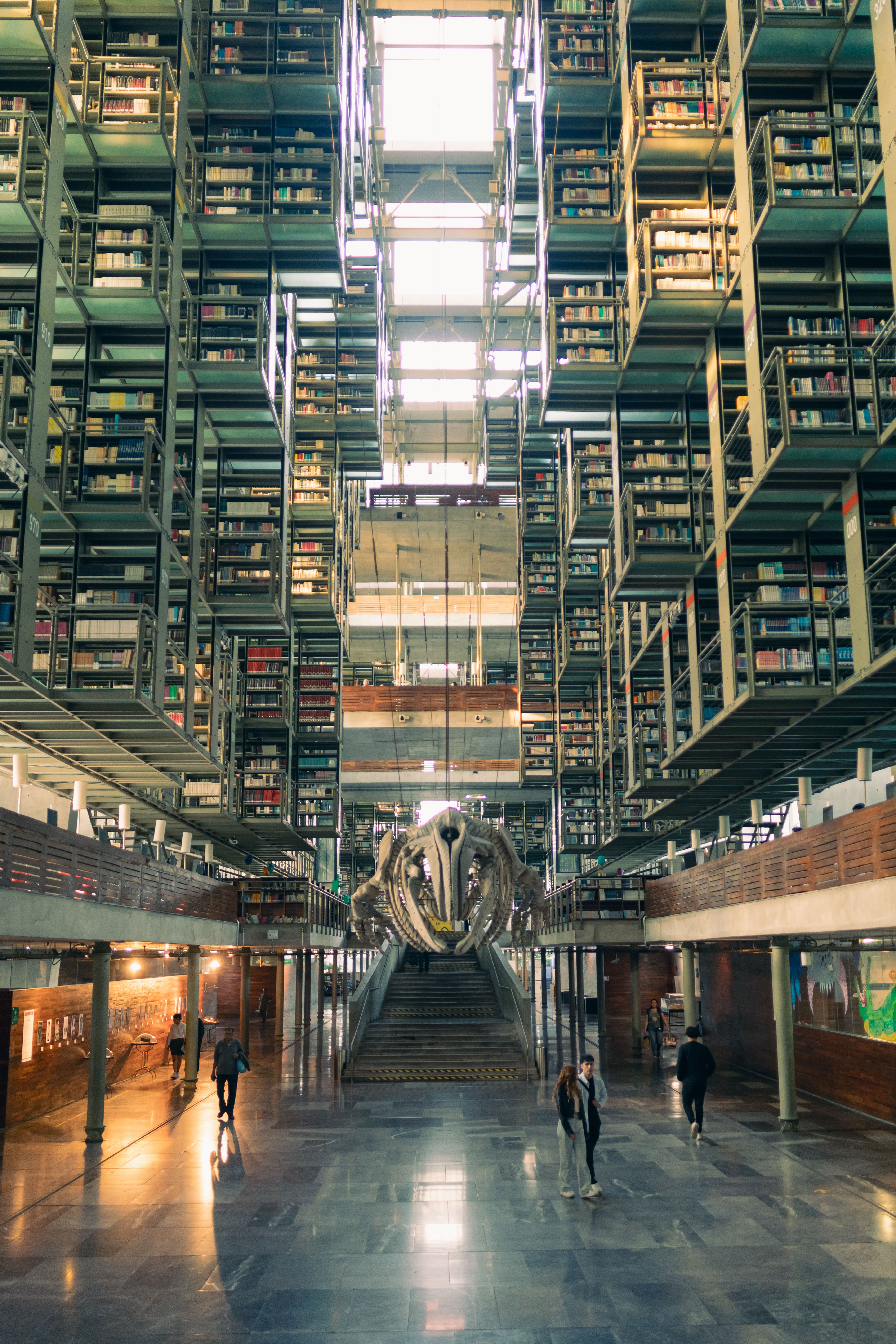 Vasconcelos Library Interior, Mexico City · Free Stock Photo