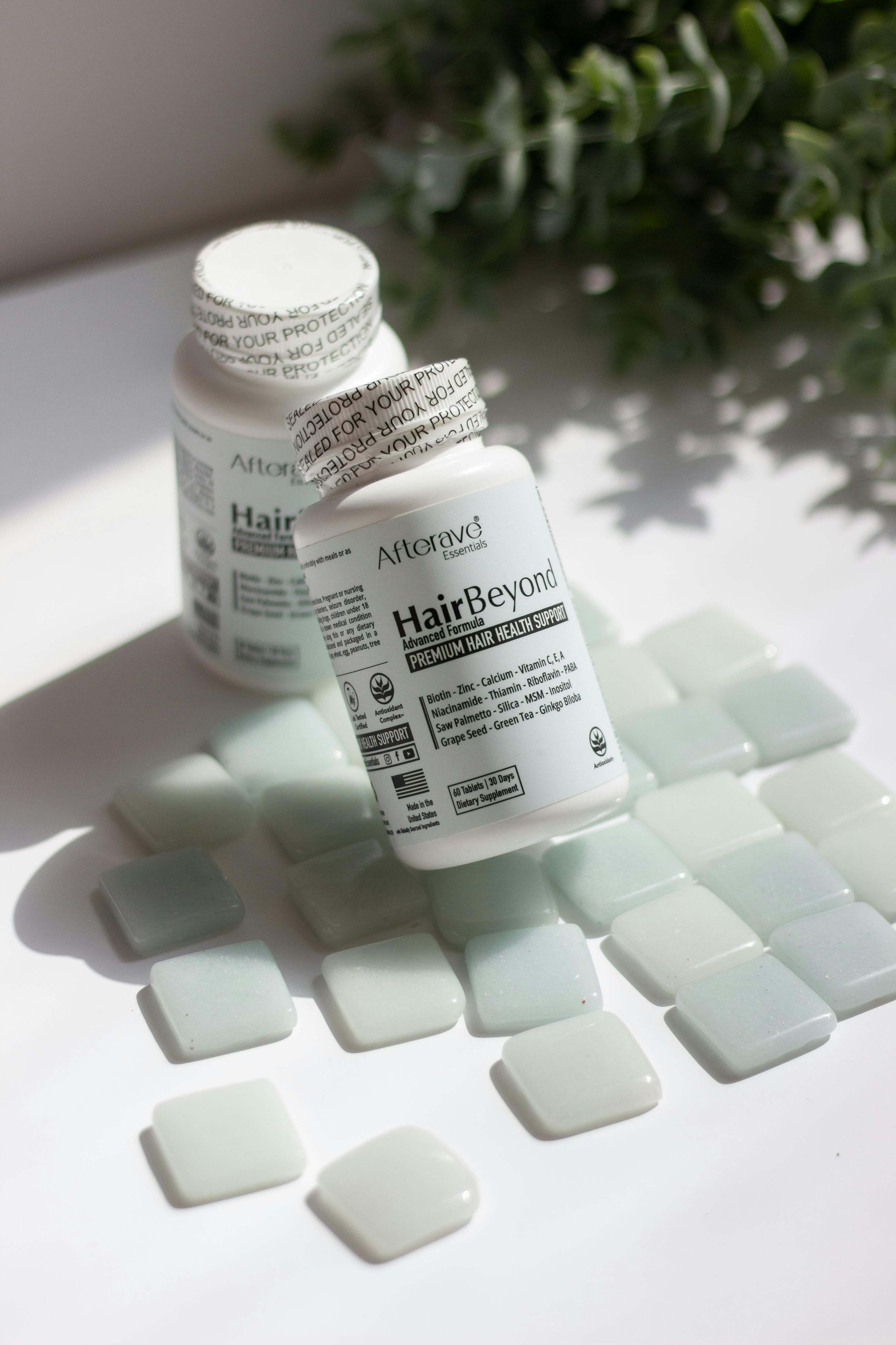 Hair Vitamins with Natural Ingredients for Healthy Hair · Free Stock Photo