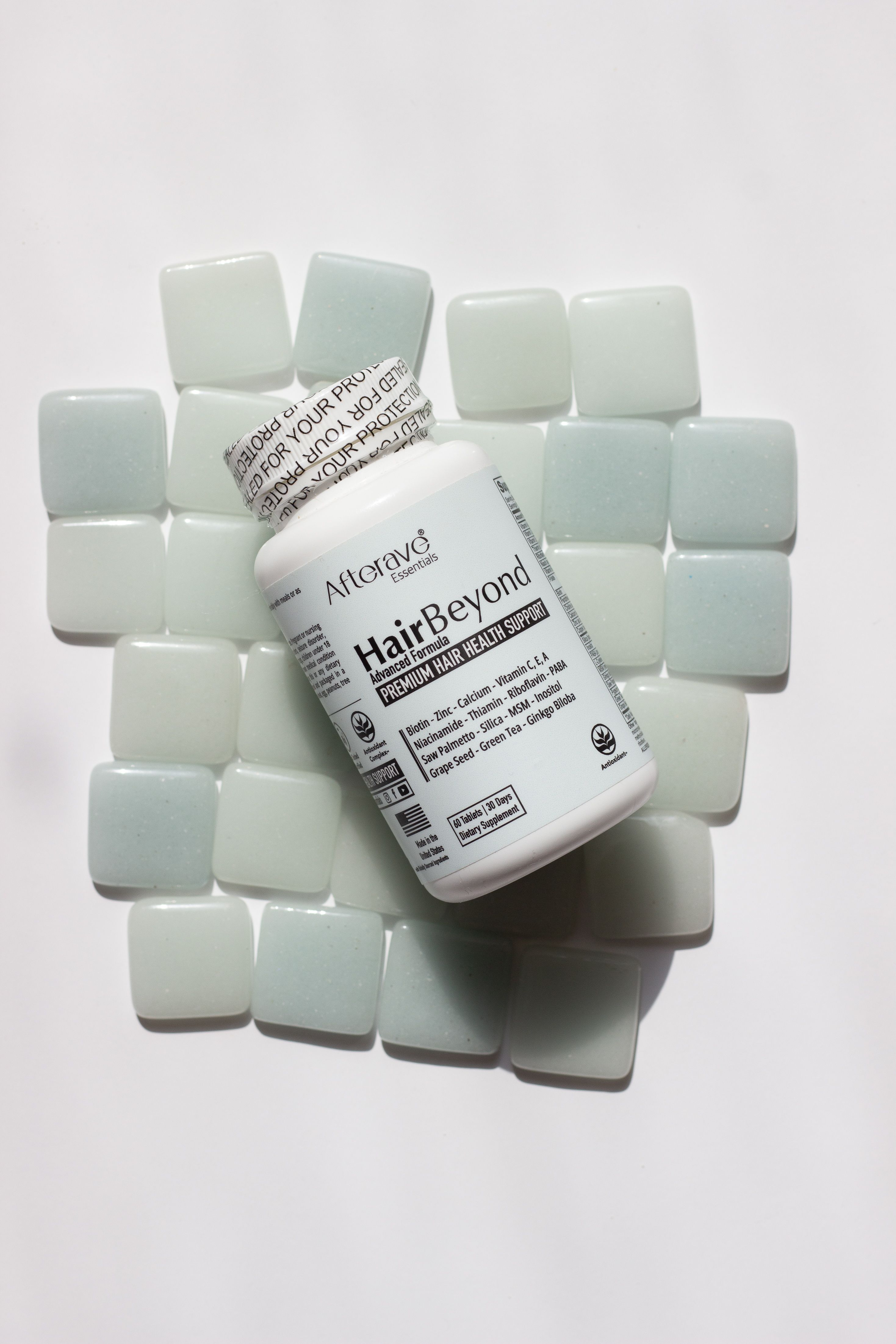 HairBeyond Biotin Vitamin Supplement Flat Lay · Free Stock Photo