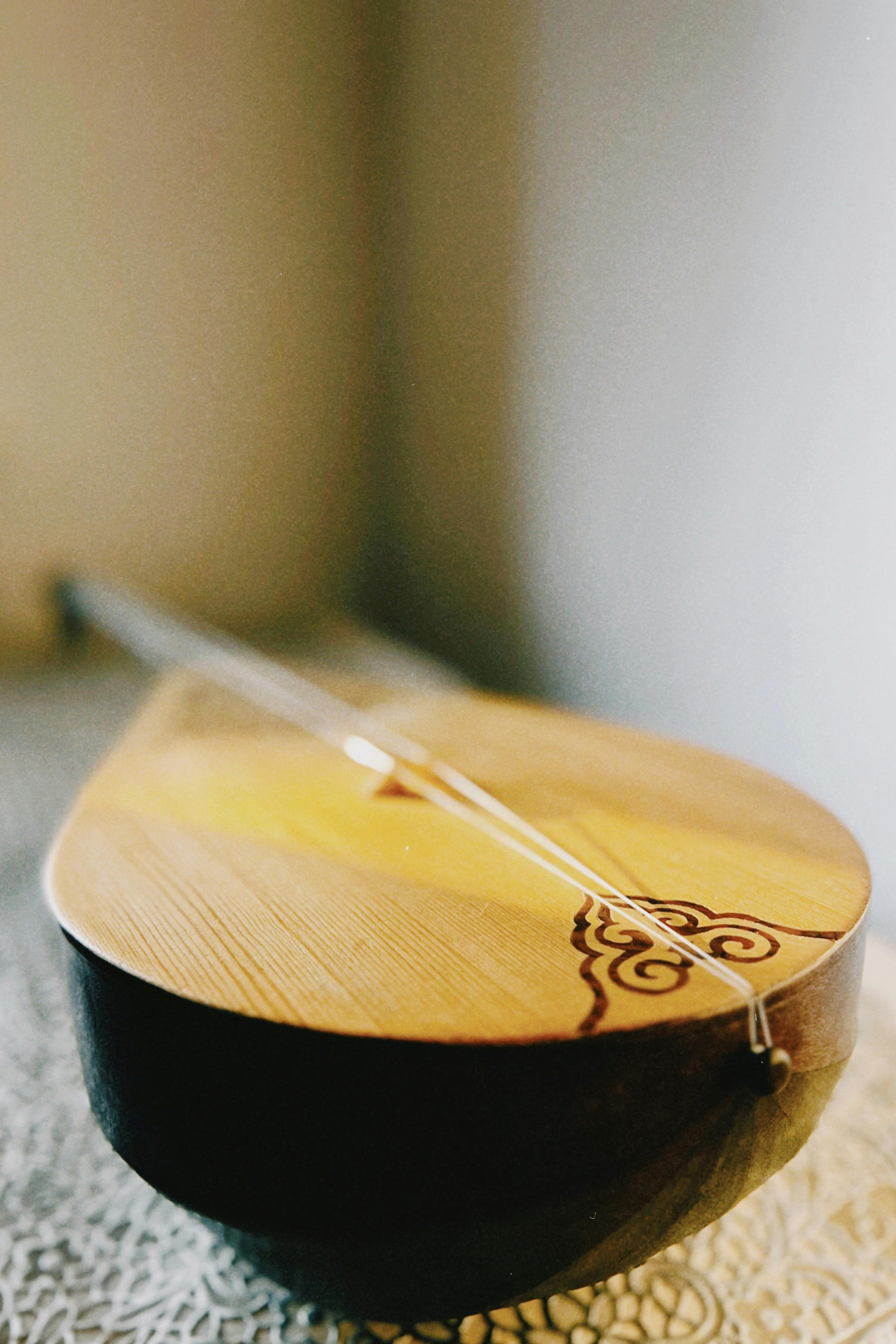 Close-up of Dombyra Musical Instrument in Talgar · Free Stock Photo