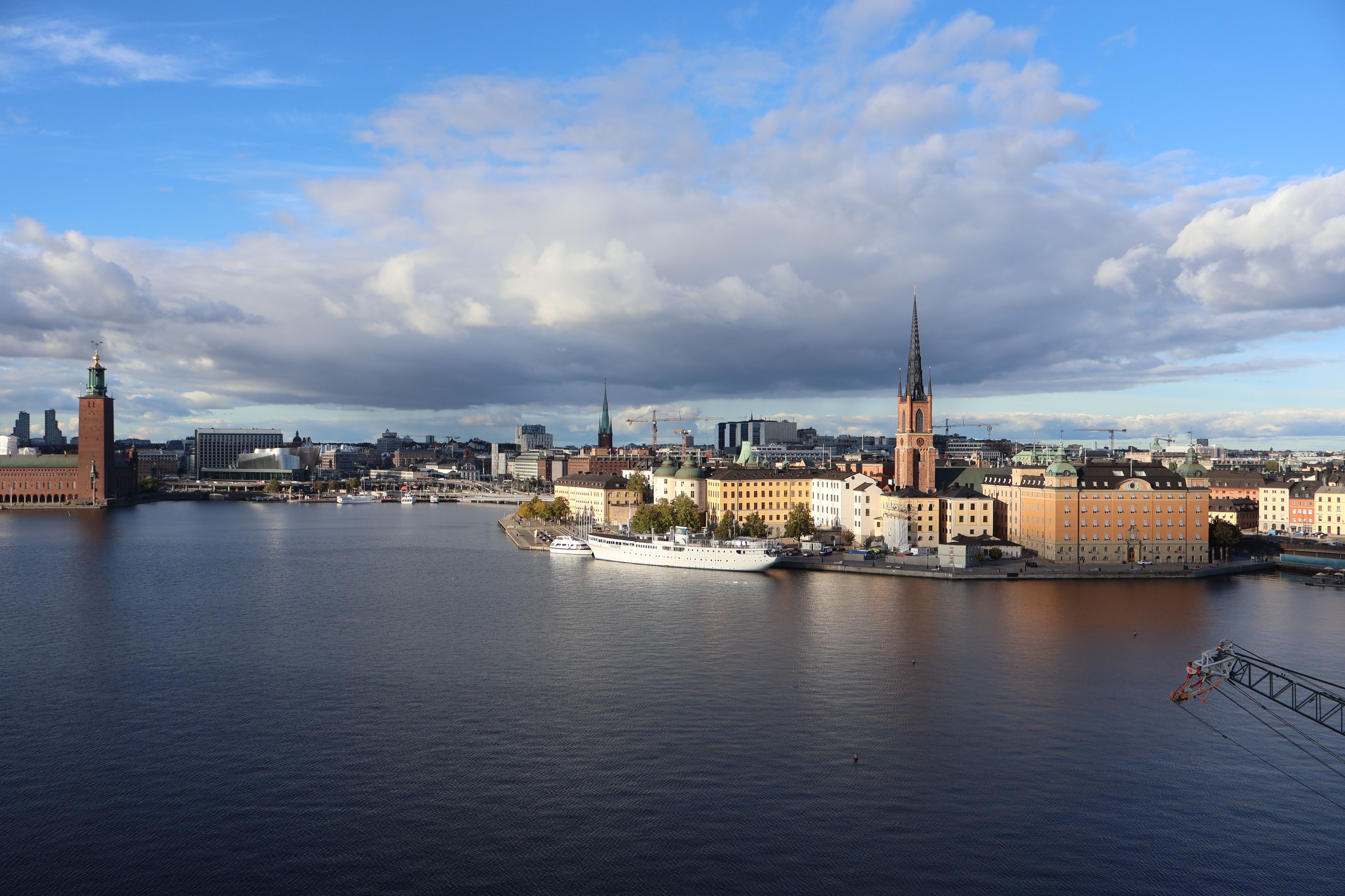 Scenic Stockholm Cityscape with Waterfront View · Free Stock Photo