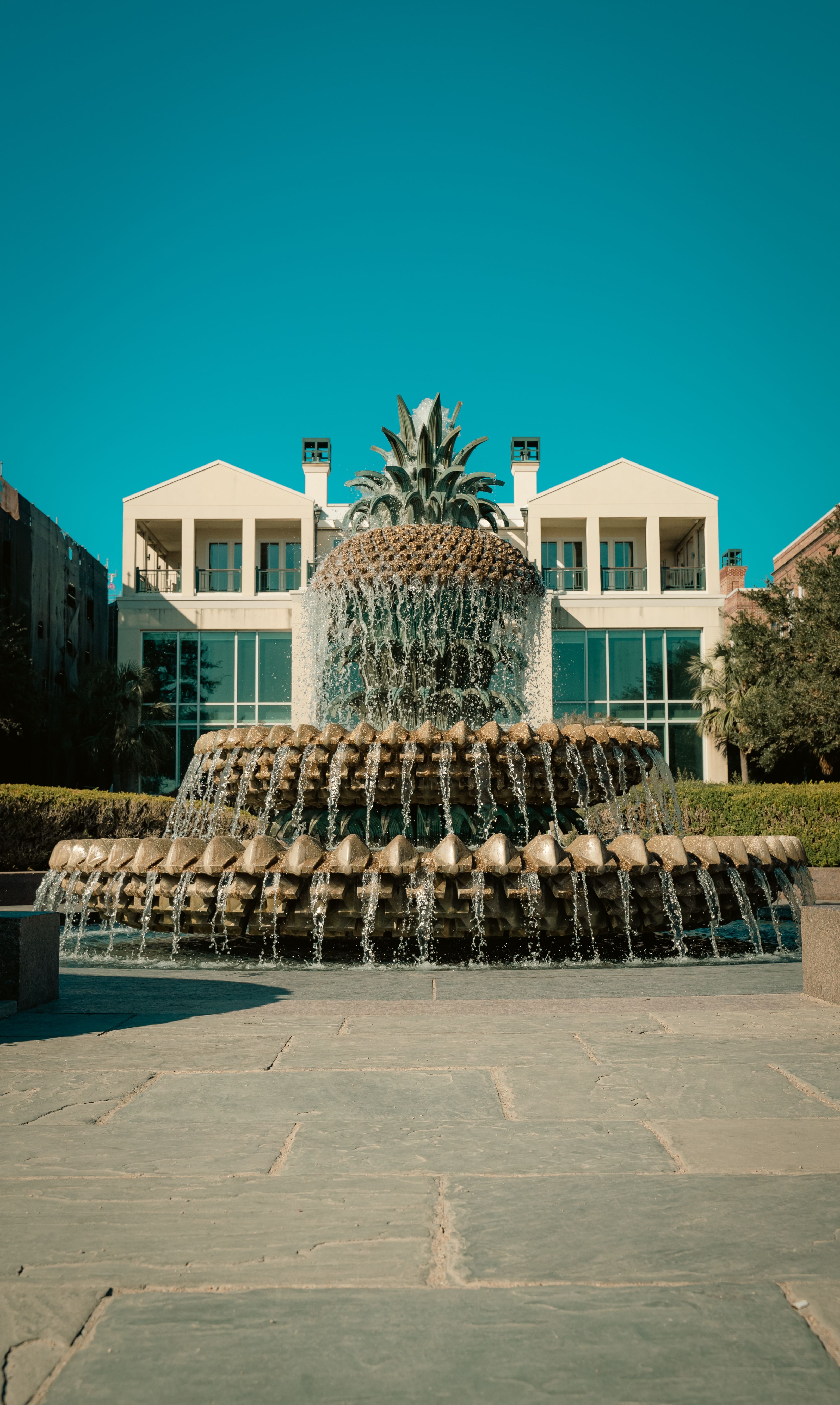 Pineapple Water Fountain in North Carolina · Free Stock Photo