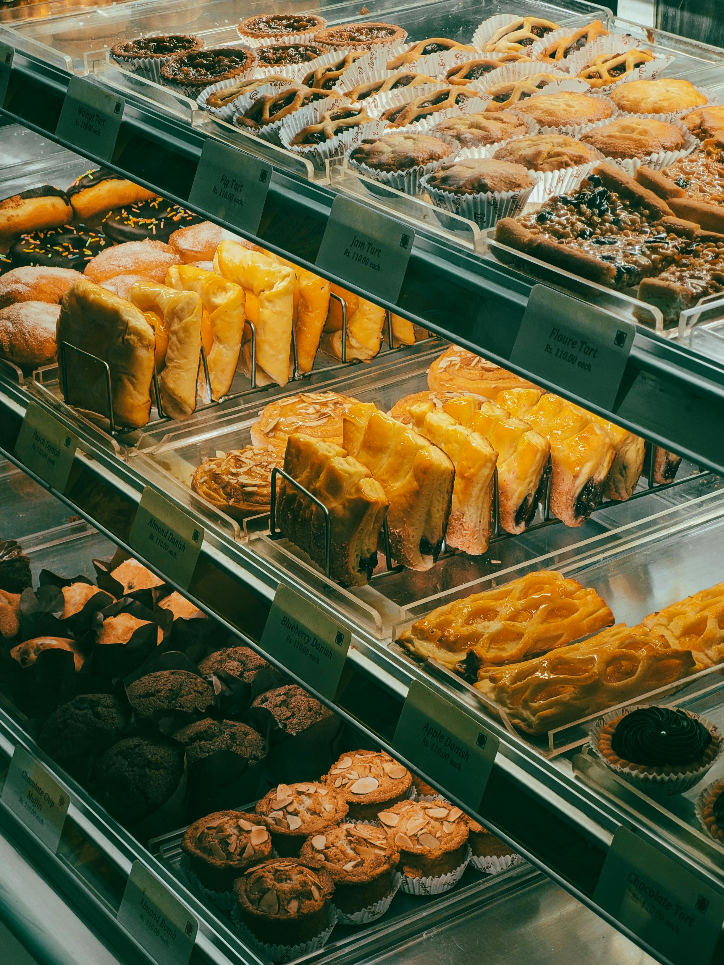 Delicious Assortment of Fresh Bakery Goods · Free Stock Photo