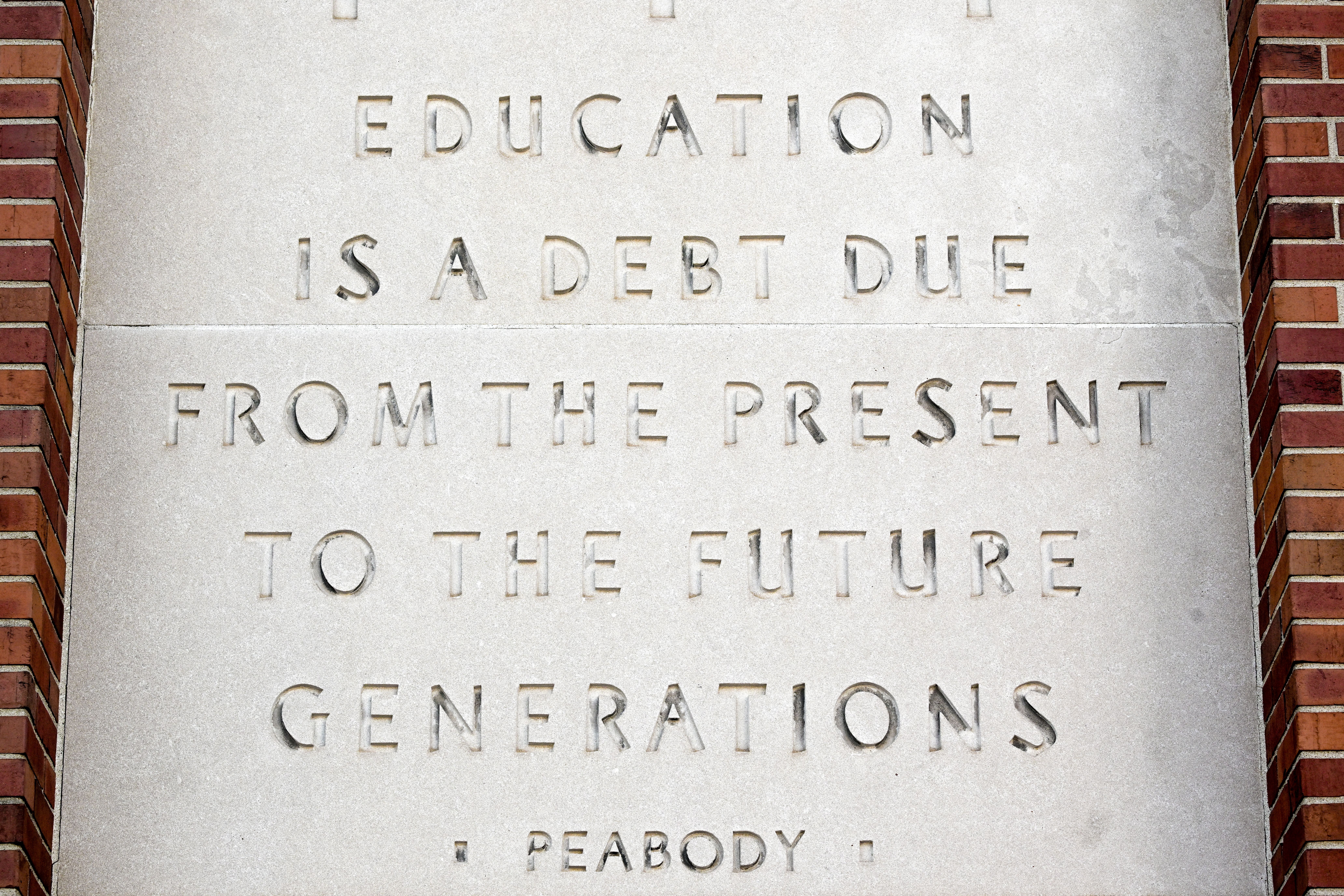 Inspirational Education Quote on Building Facade · Free Stock Photo