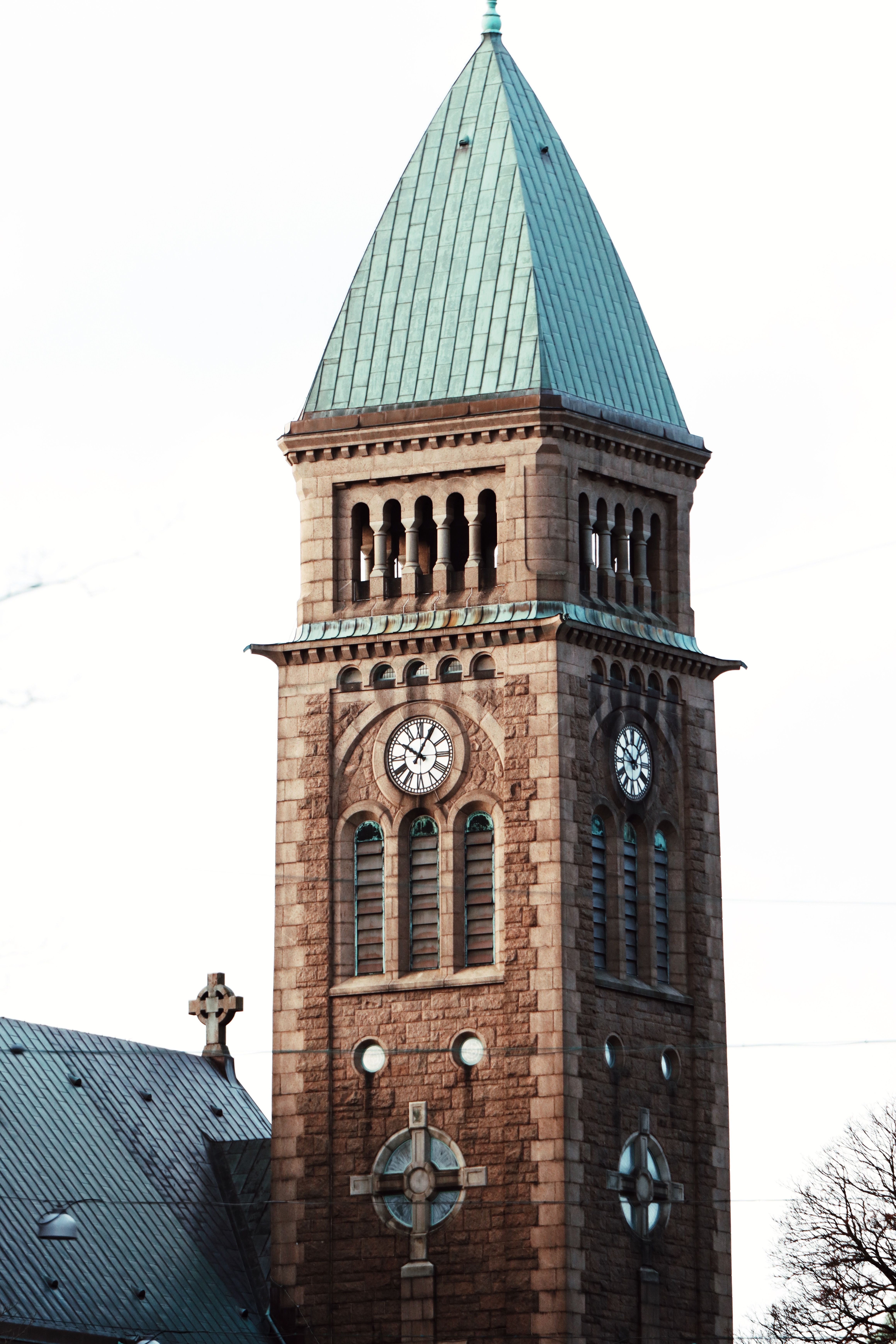 Gothic Revival Church Tower in Gothenburg · Free Stock Photo