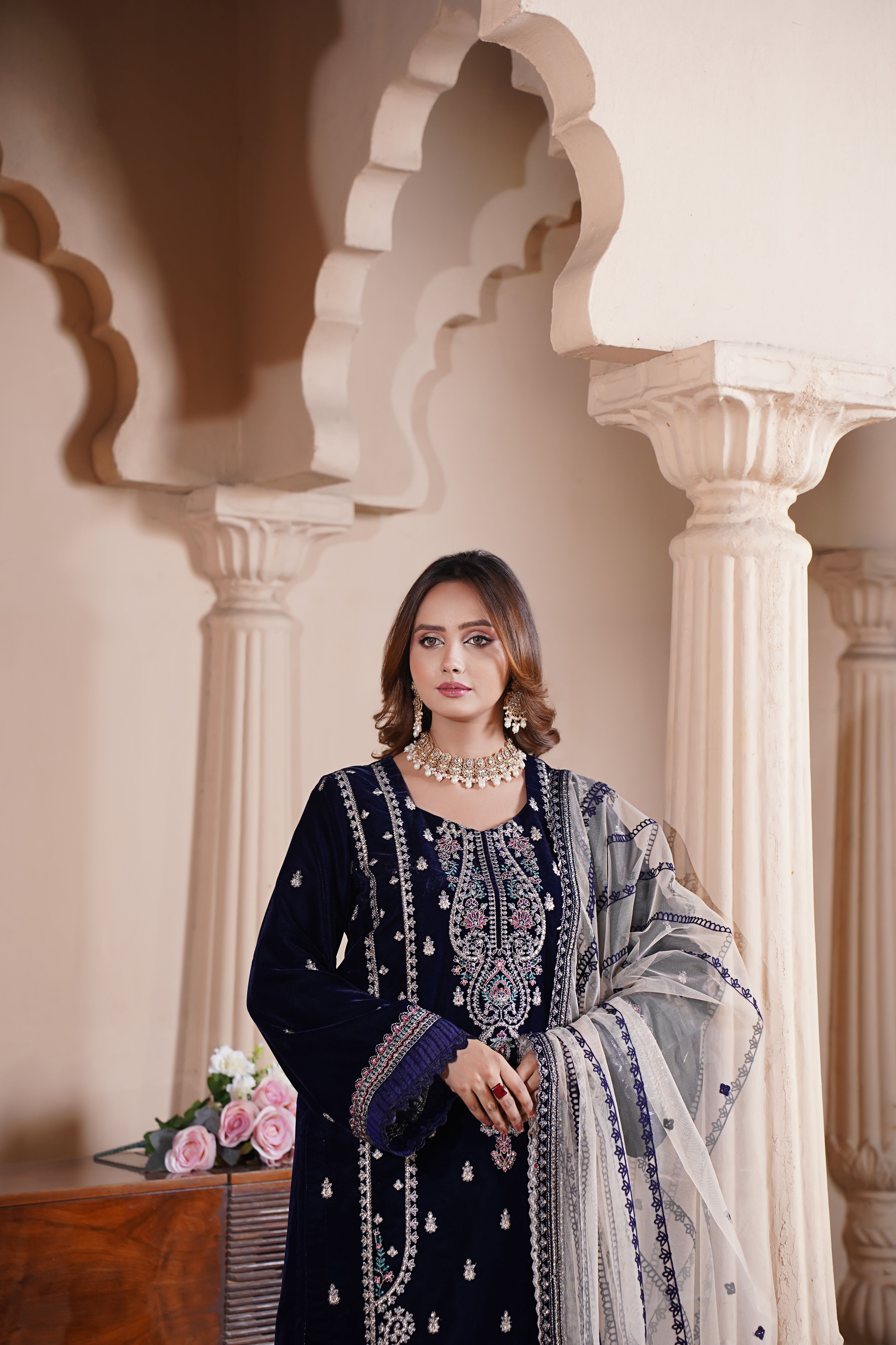 Elegant Pakistani Bridal Portrait in Lahore · Free Stock Photo