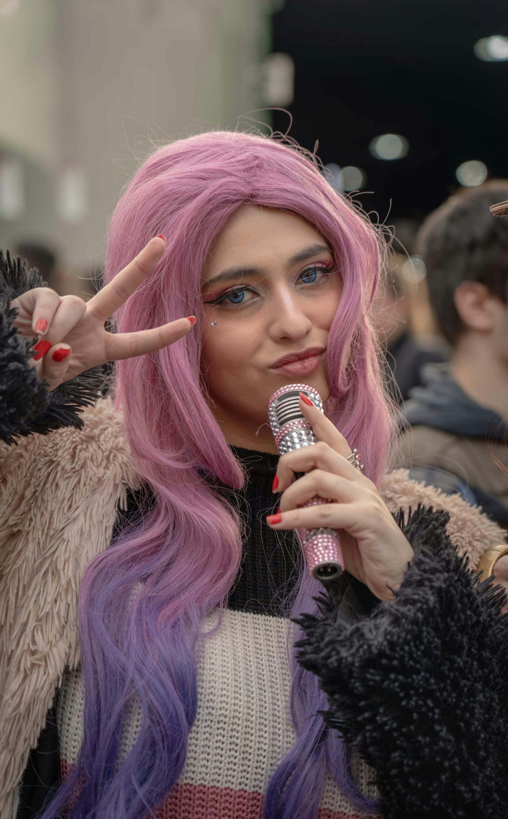 Colorful Cosplay Portrait at Buenos Aires Event · Free Stock Photo