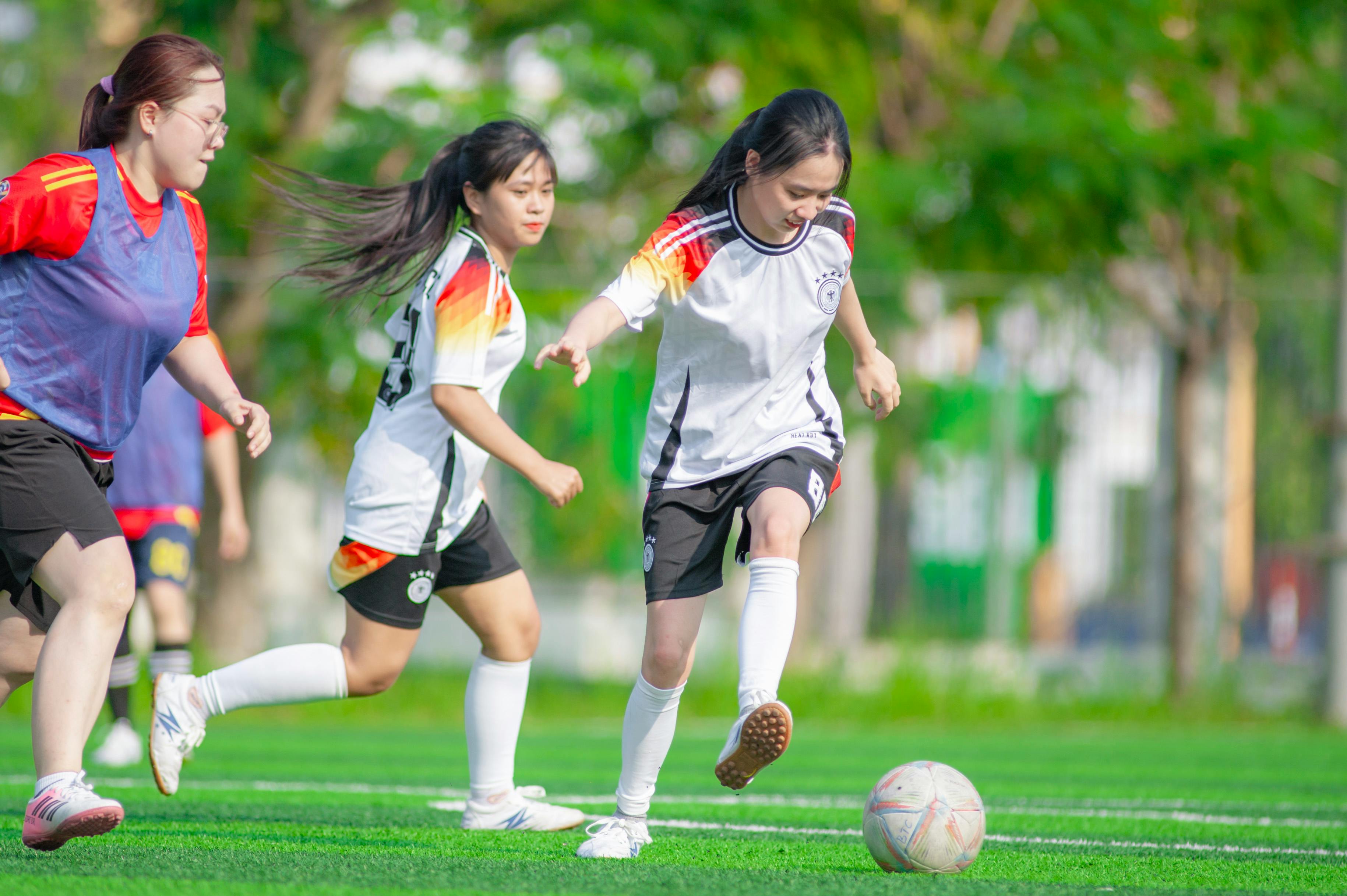 Teen Girls Playing Soccer in Hanoi Vietnam · Free Stock Photo