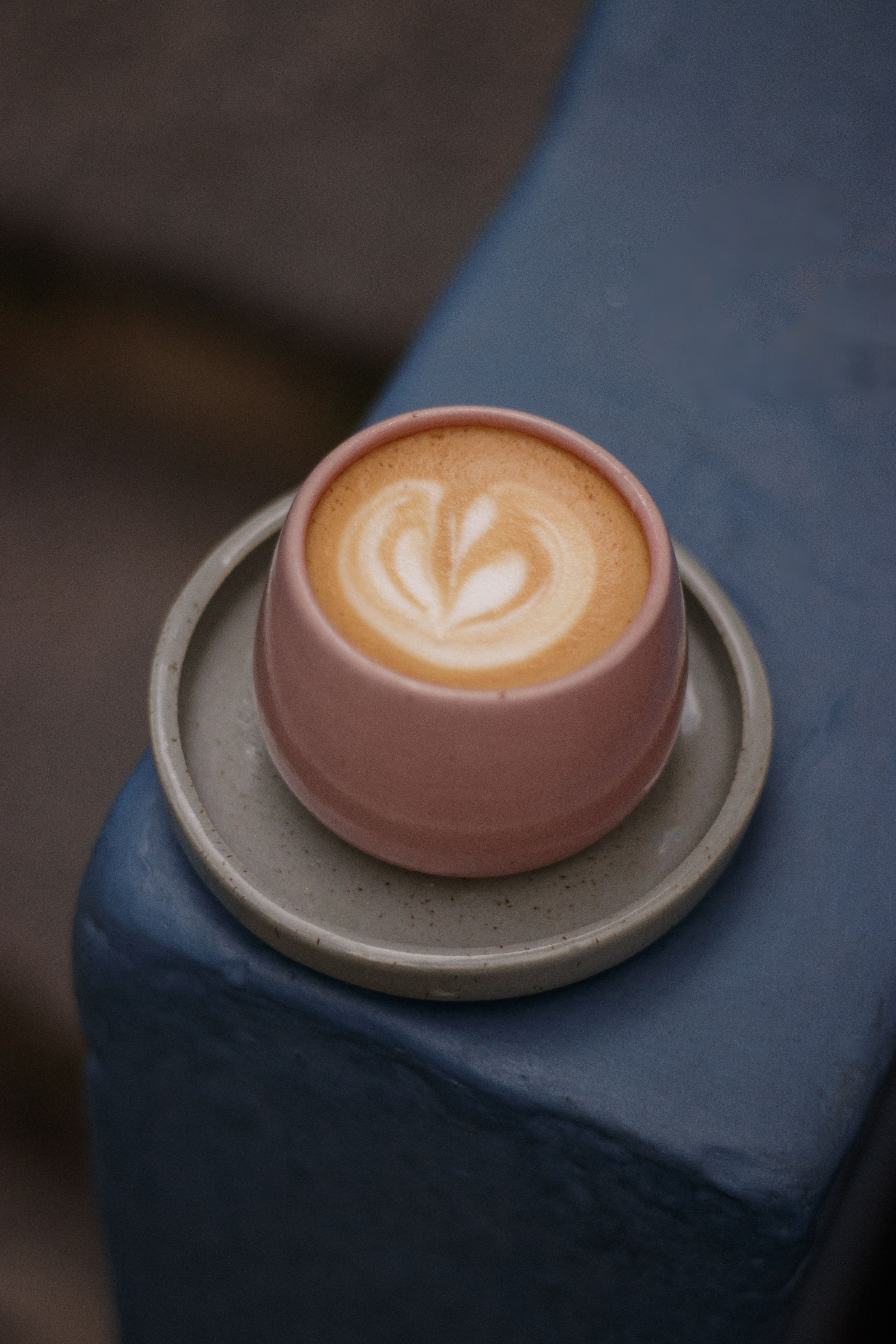 Artistic Coffee Latte with Heart Design · Free Stock Photo