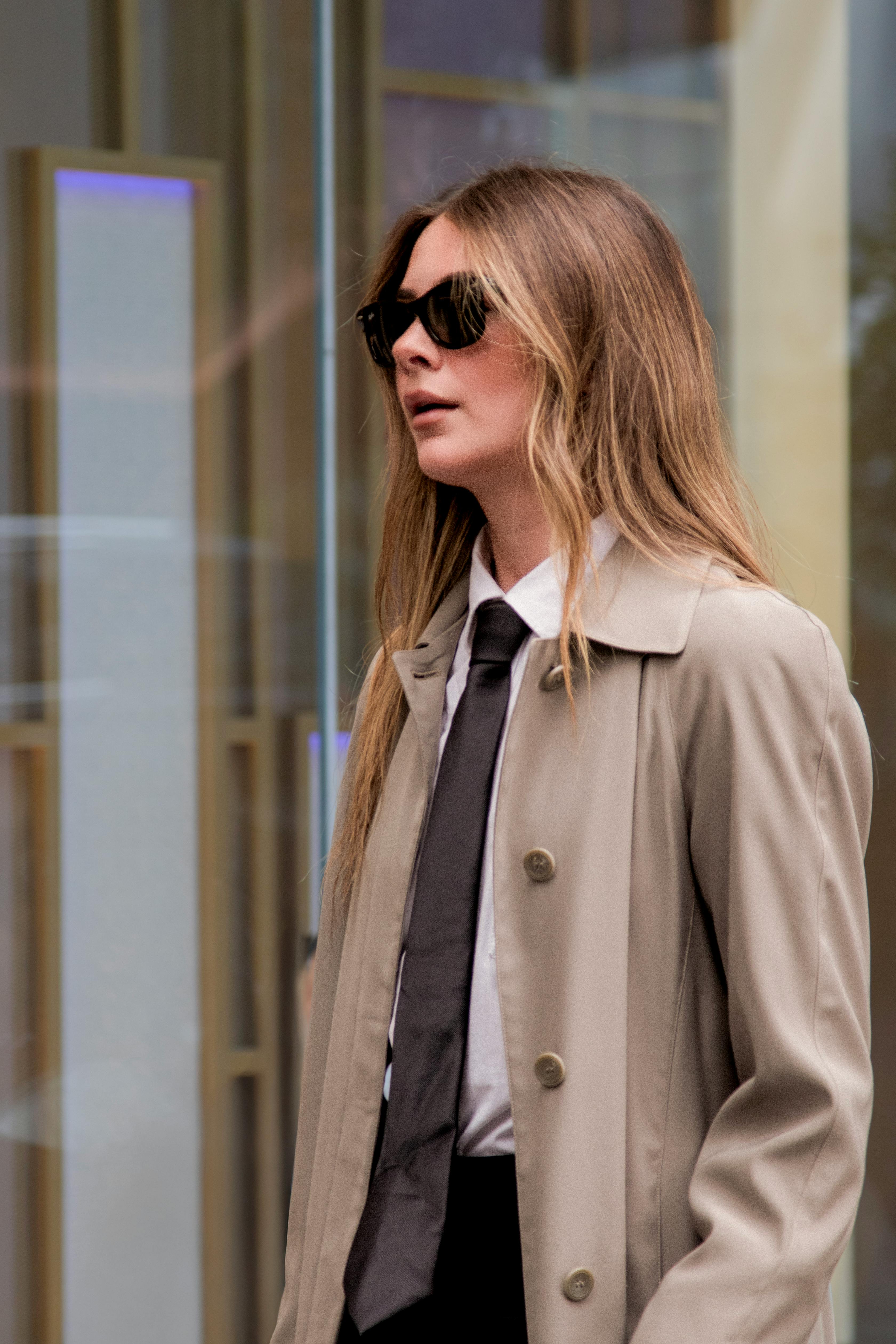 Chic City Fashion: Sleek Trench Style · Free Stock Photo