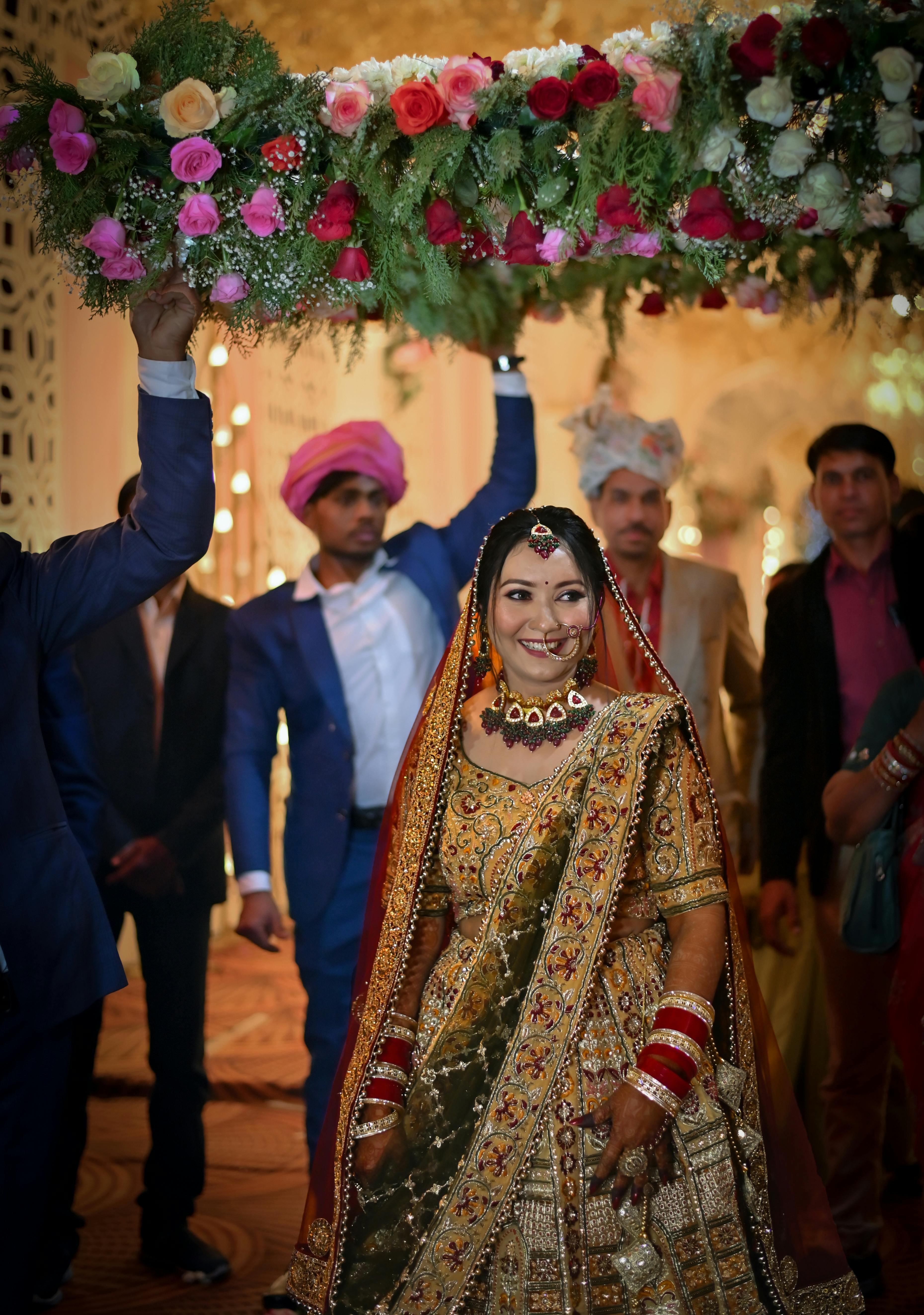 Beautiful Indian Bride at Traditional Wedding Ceremony · Free Stock Photo