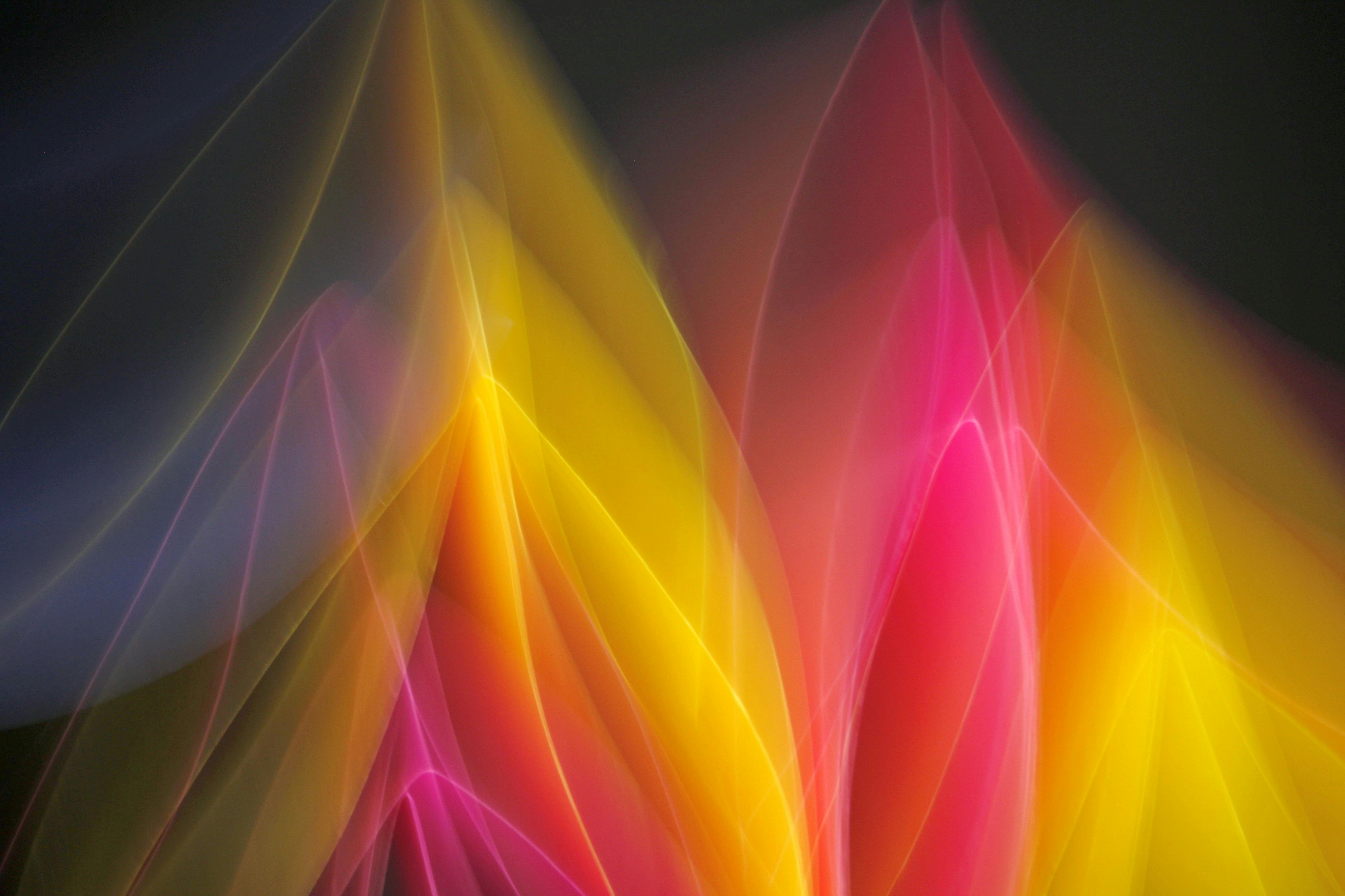 Vibrant Abstract Light Pattern Photography · Free Stock Photo