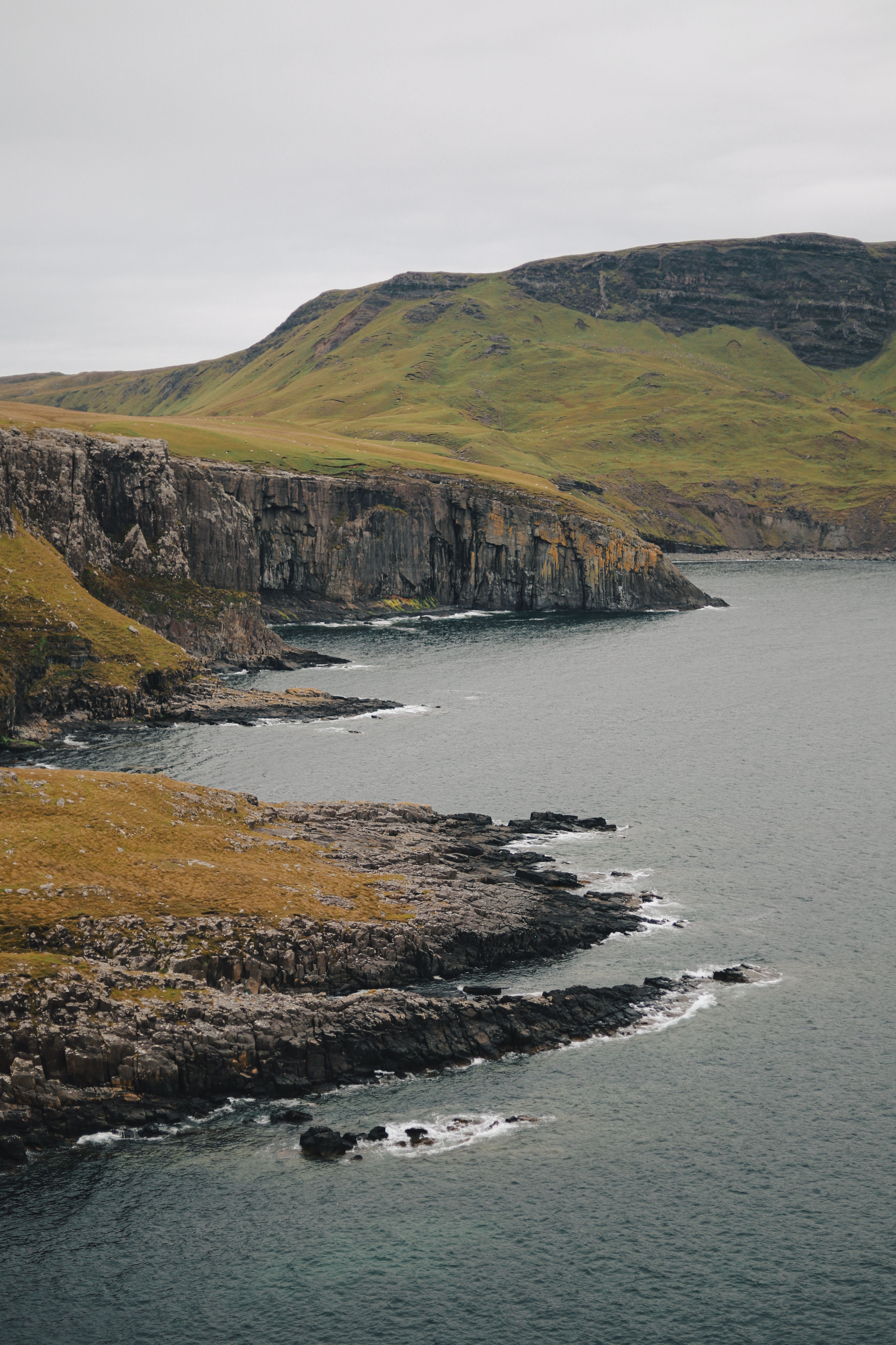 Scenic Cliffs and Coastline in Scotland · Free Stock Photo