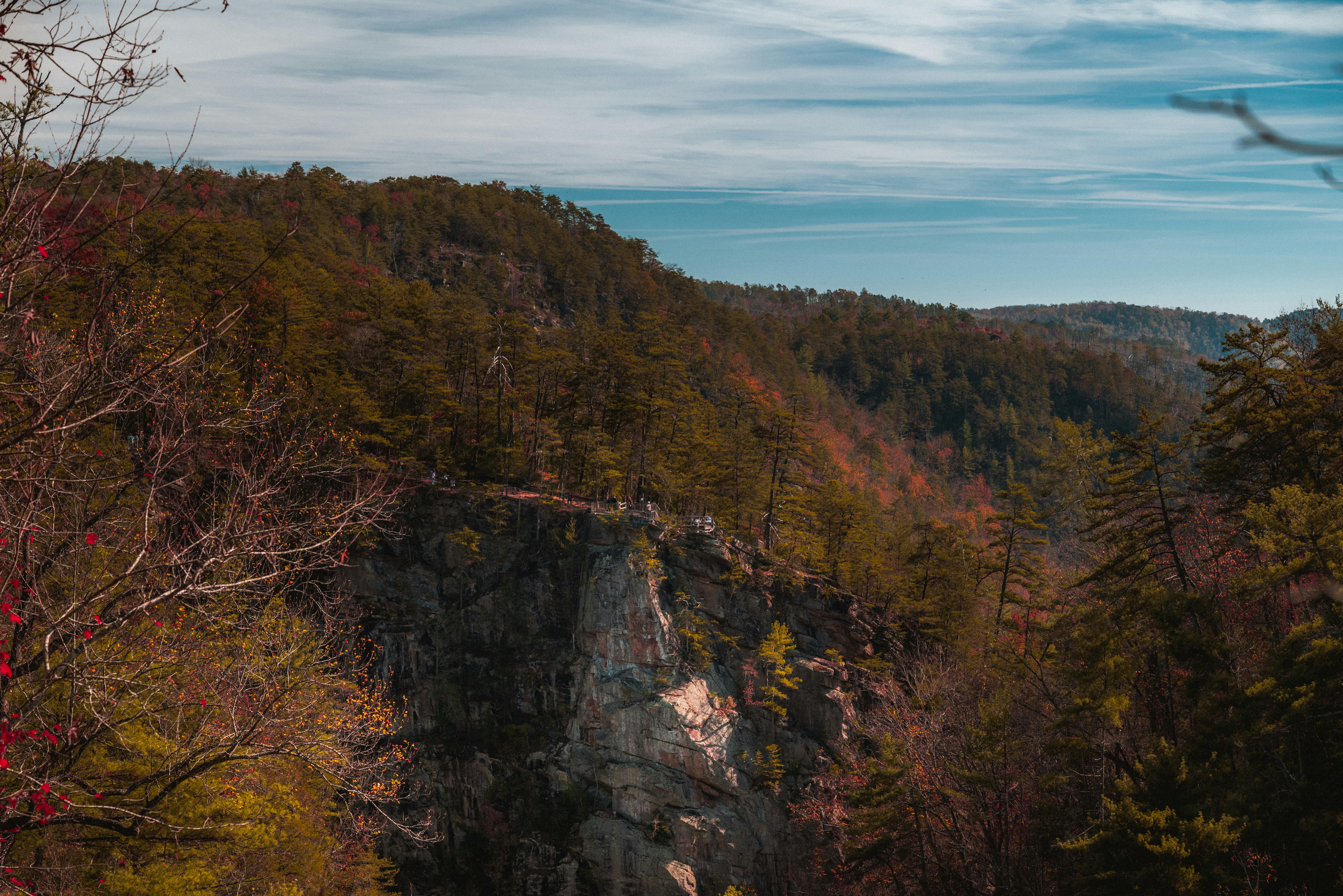 Impresionante Vista Del Paisaje Otoñal De Un Cañón Panorámico · Foto de ...