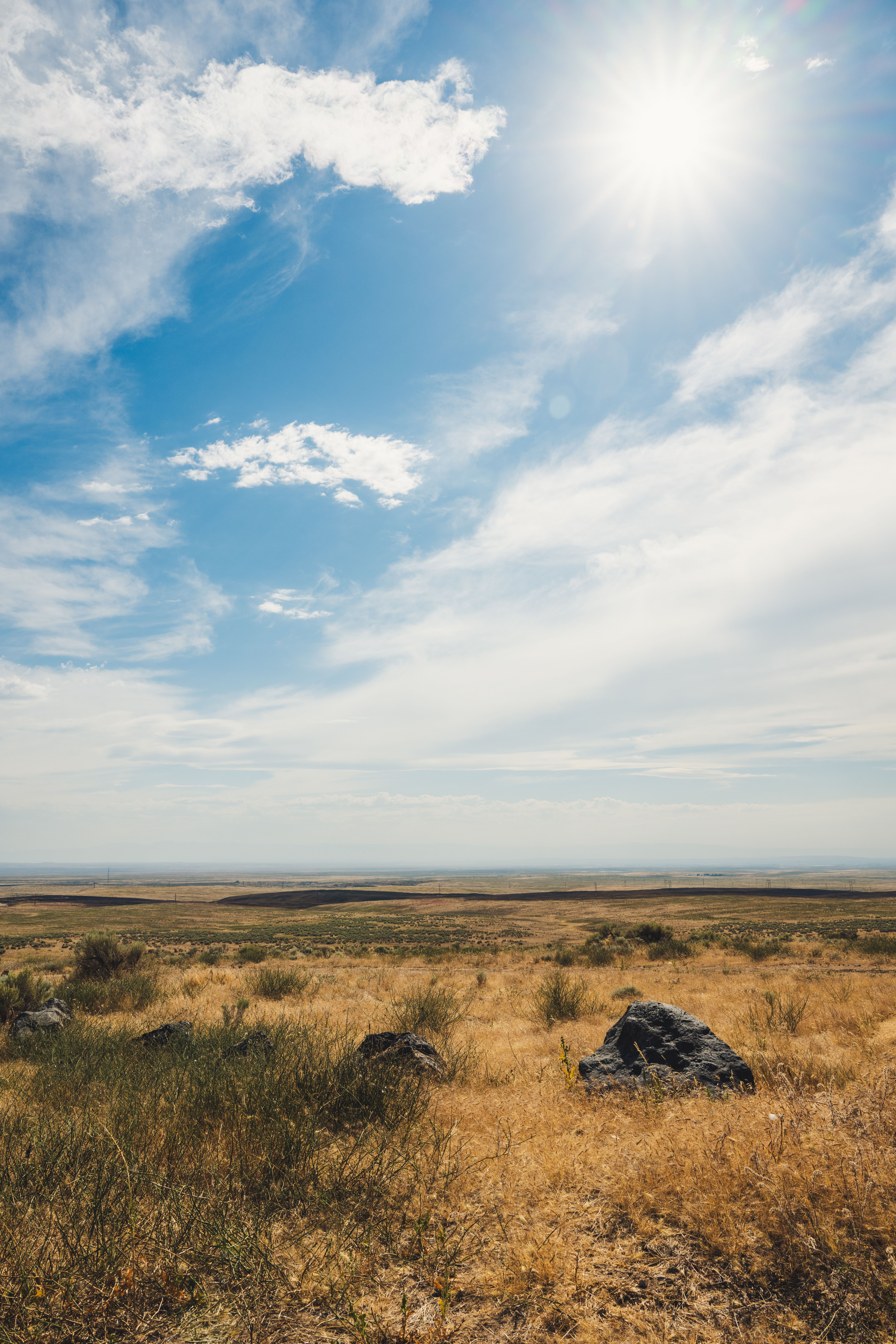 Sunny Day Over Boise Idaho Landscape · Free Stock Photo