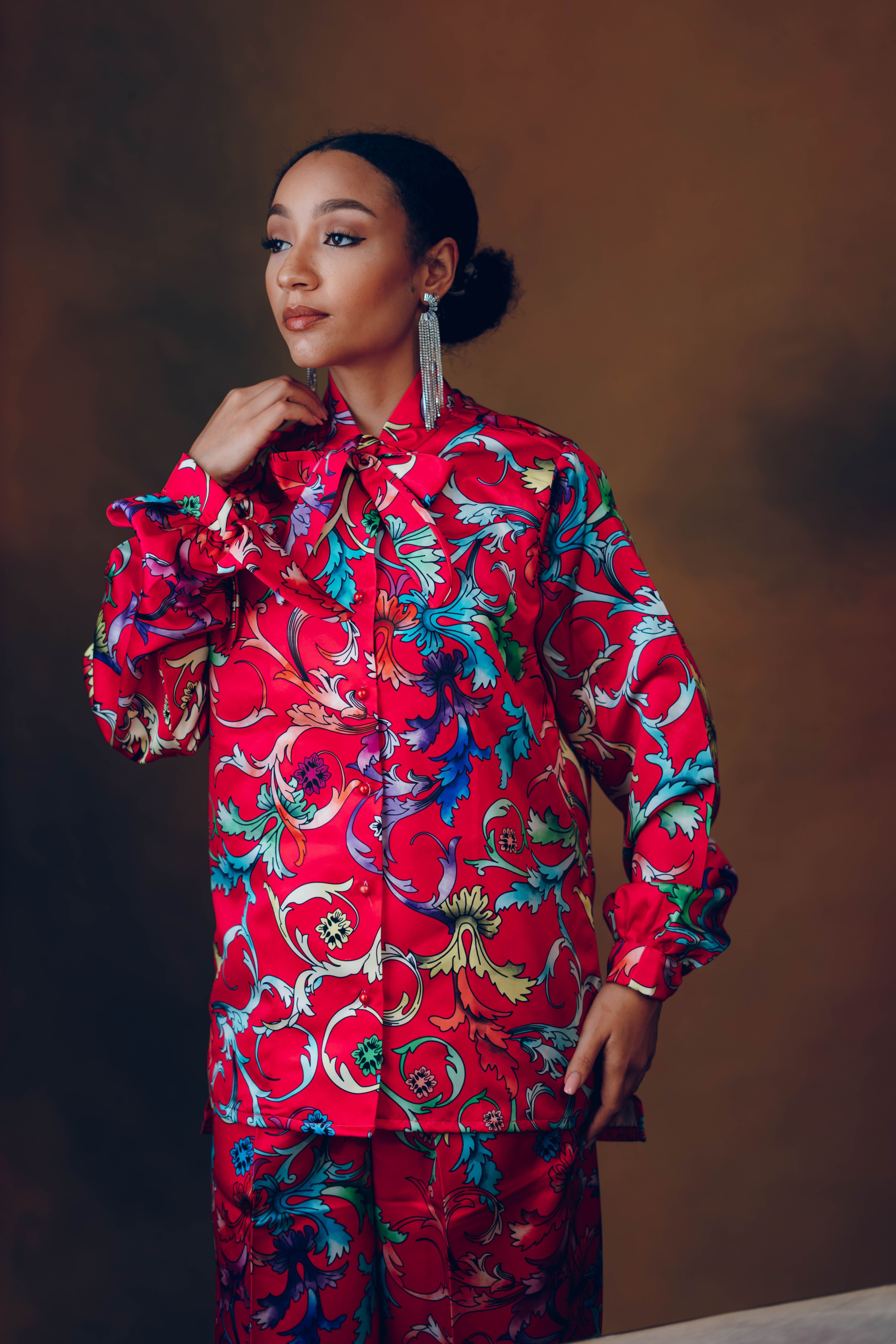 Vibrant Afrocentric Fashion Portrait · Free Stock Photo