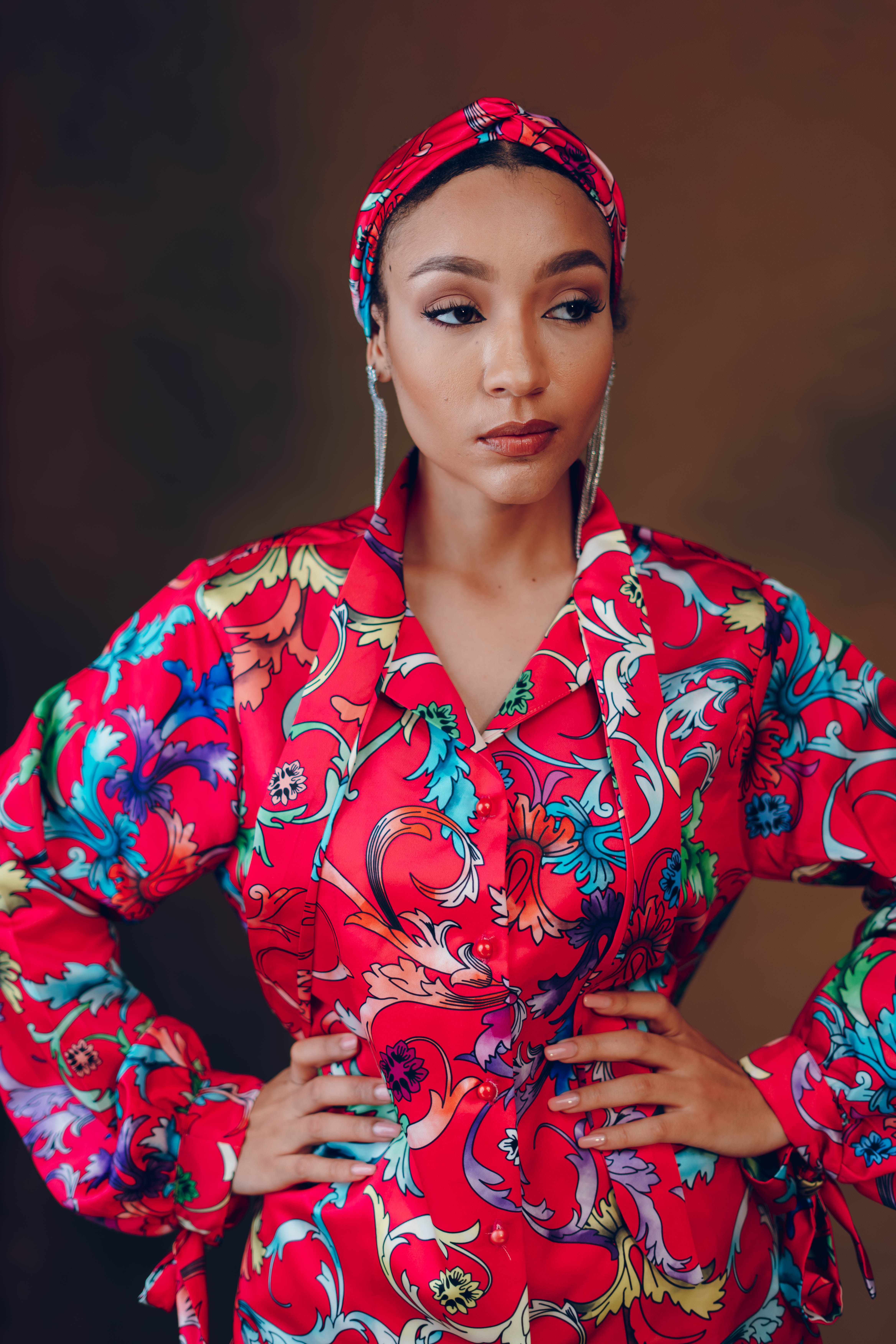 Colorful Fashion Portrait of a Model in Nigeria · Free Stock Photo