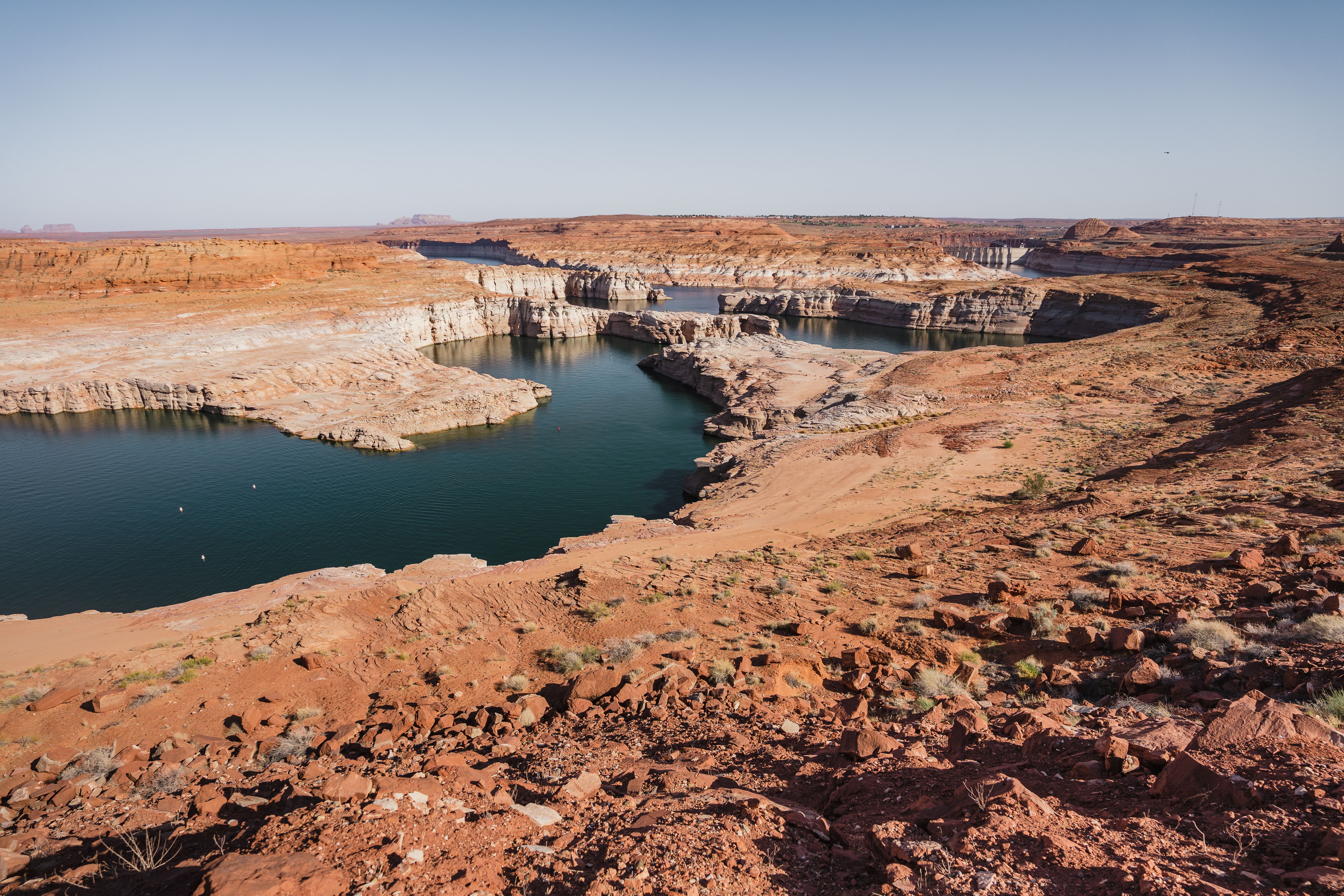 Impresionante Vista Del Lago Powell En Arizona · Foto de stock gratuita