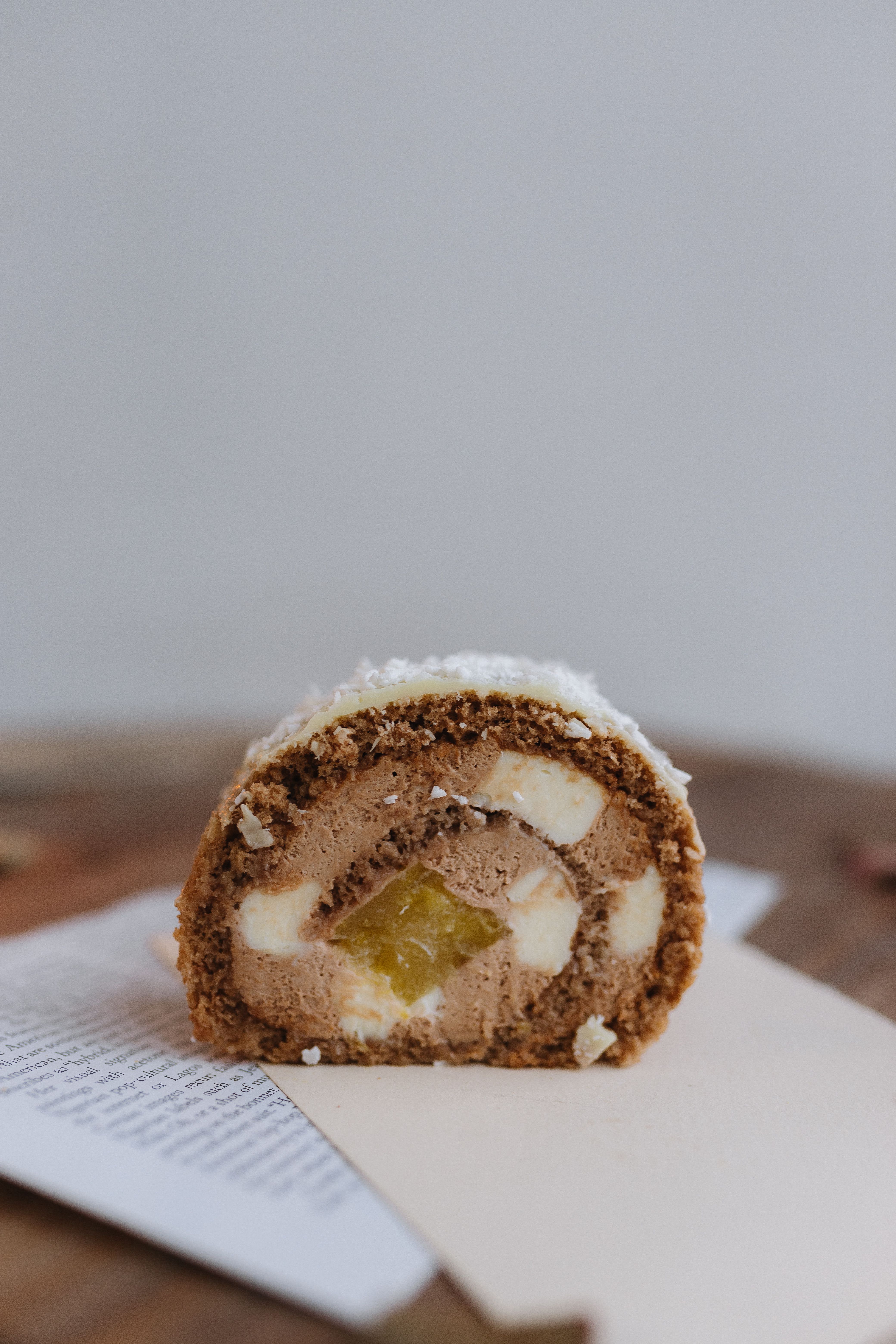 Close-up of a Delicious Chocolate Swiss Roll · Free Stock Photo