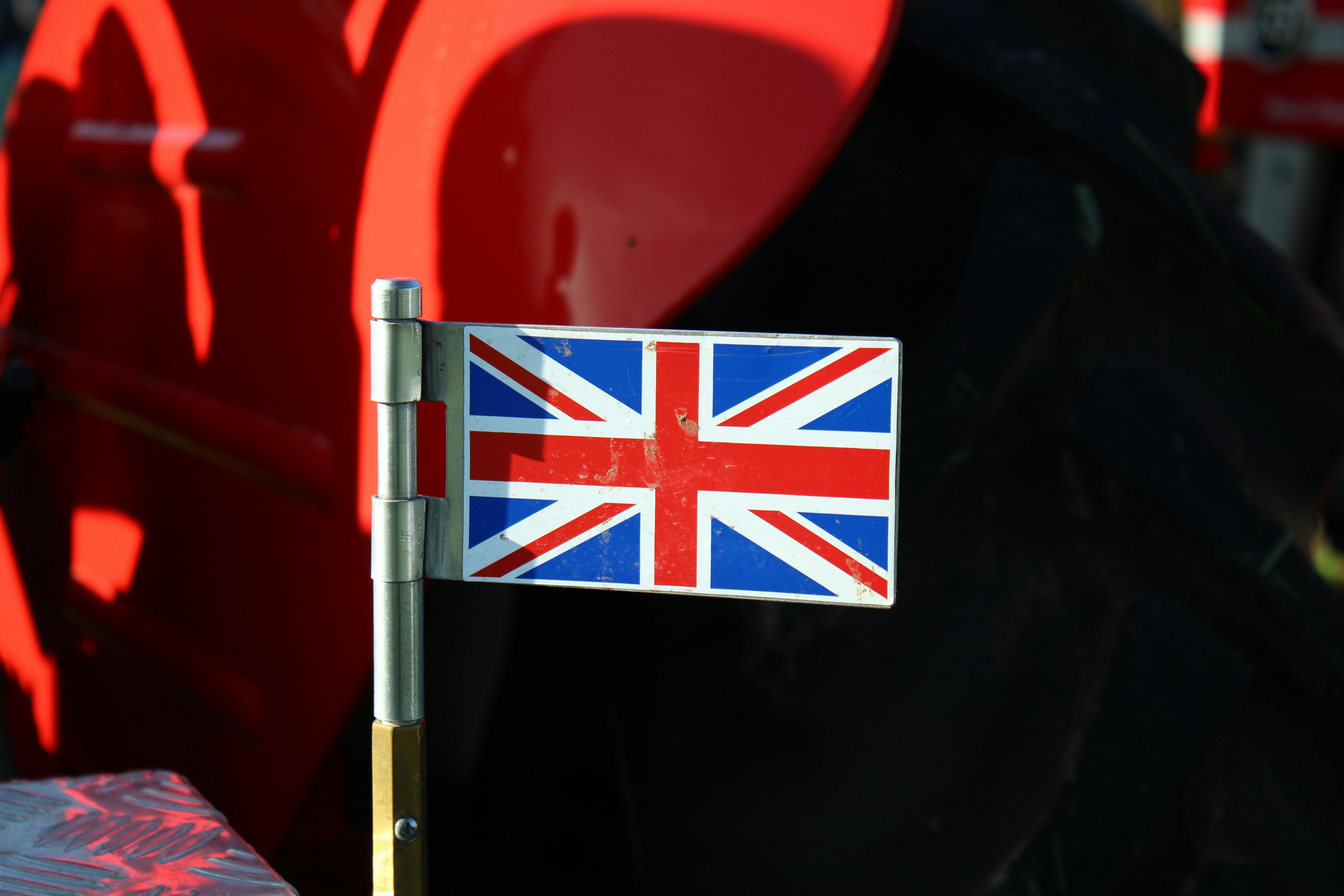 Union Jack Flag on a British Tractor in Seisdon · Free Stock Photo