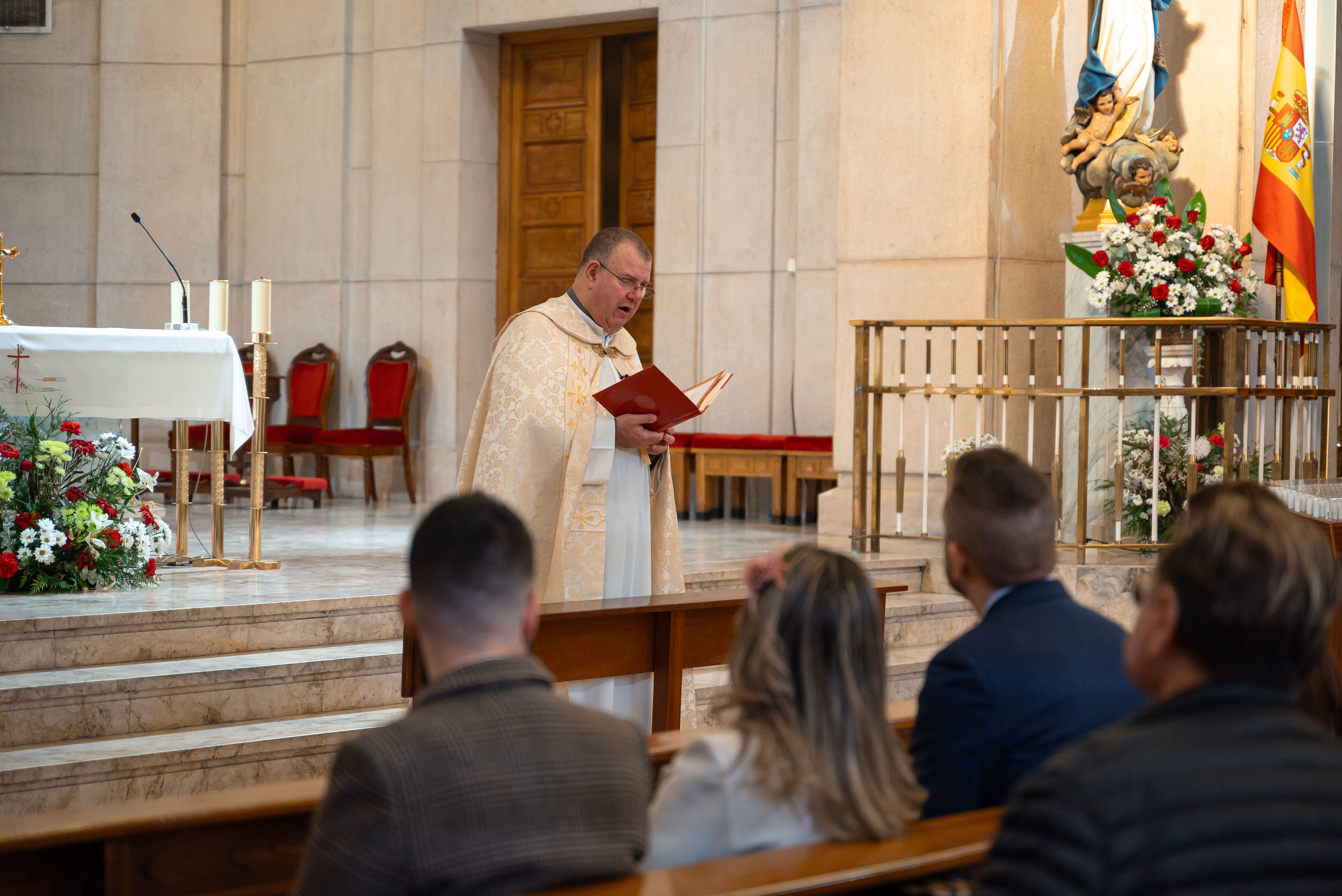 Priest Conducting Service in a Church Interior · Free Stock Photo