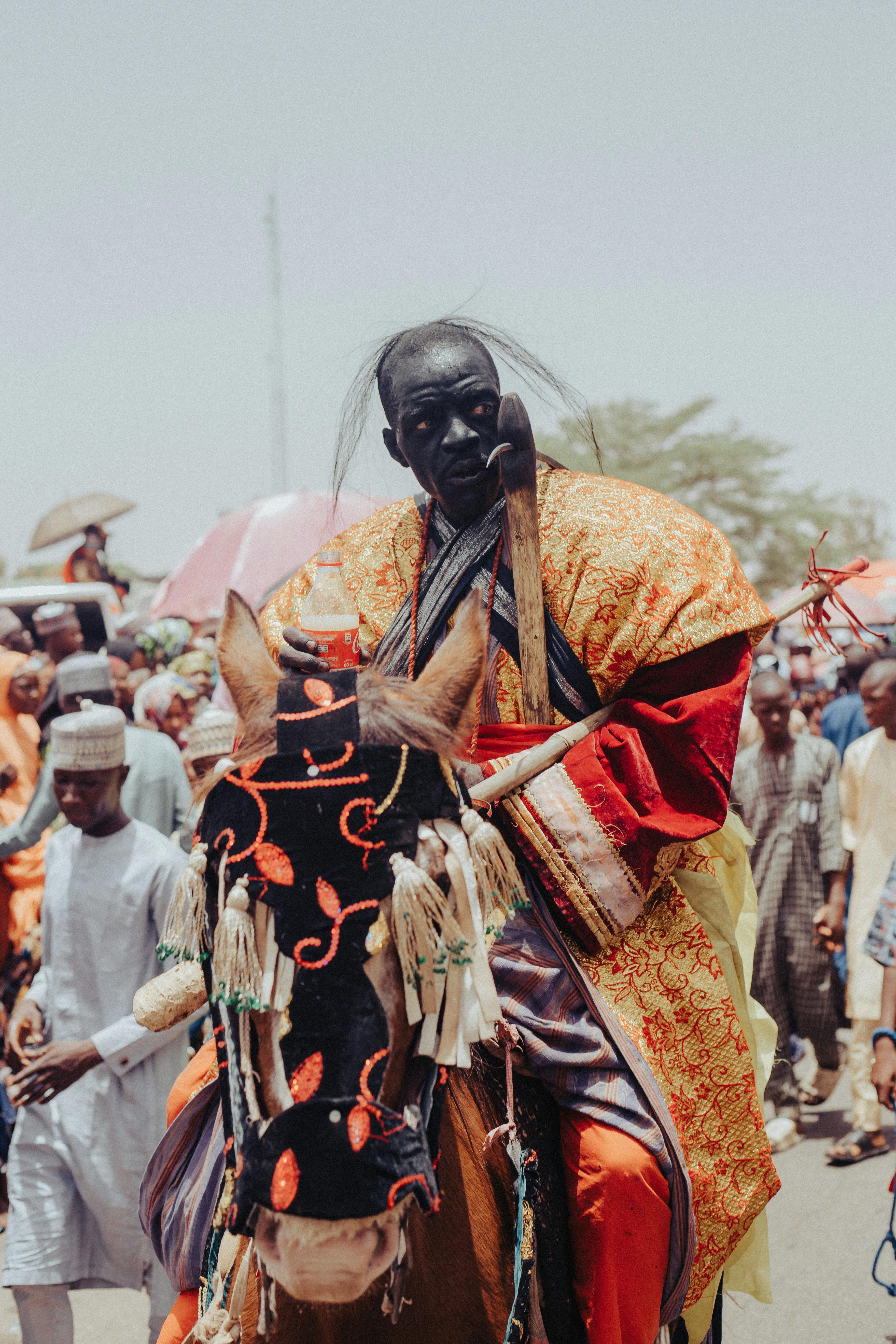 Traditional Nigerian Durbar Festival Procession · Free Stock Photo