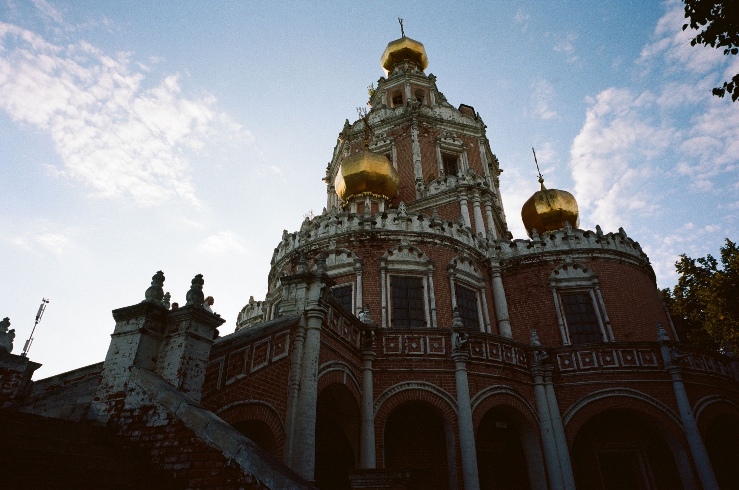 Ornate Baroque Church with Golden Domes · Free Stock Photo