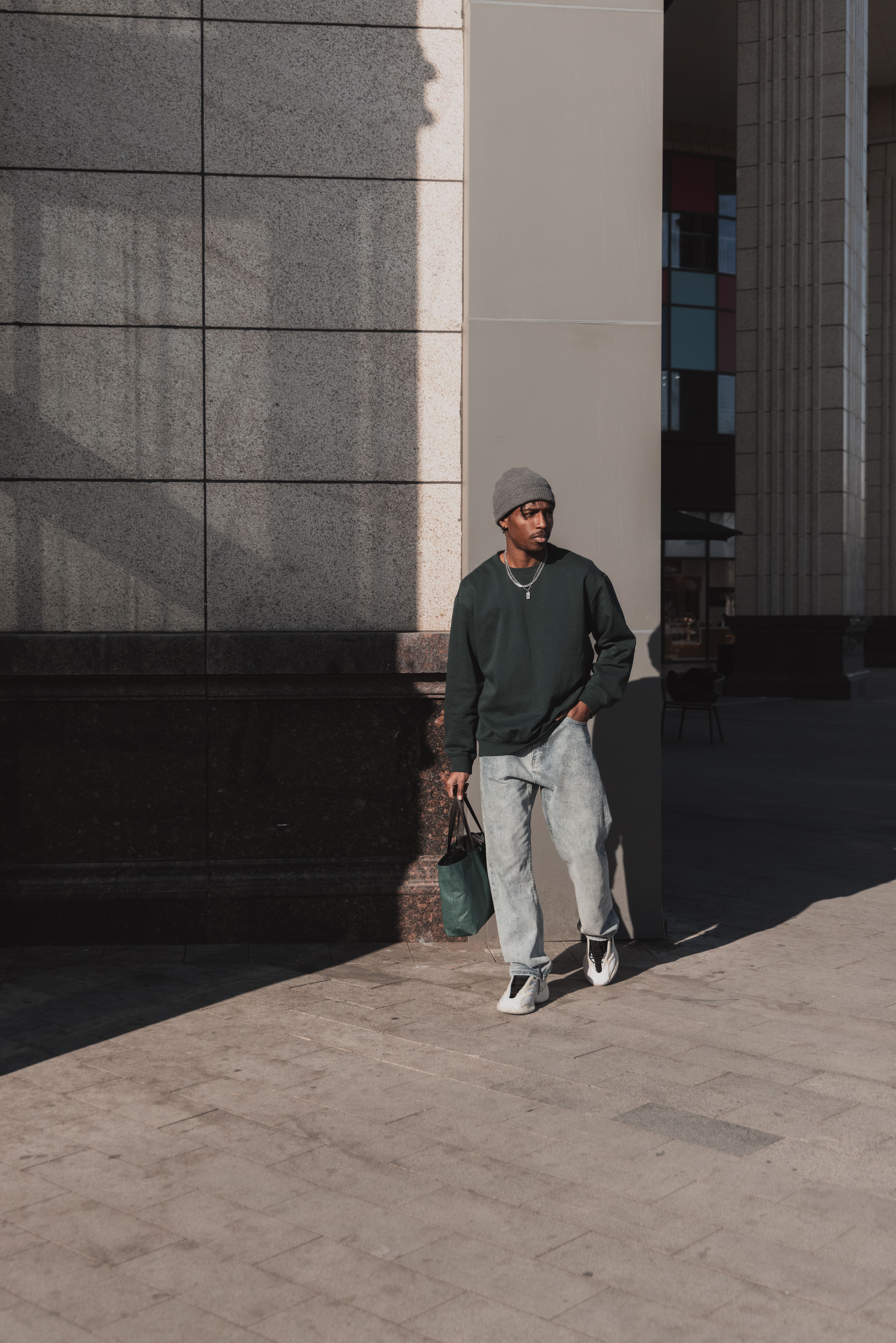 Street Fashion Scene in Shanghai's Urban Setting · Free Stock Photo