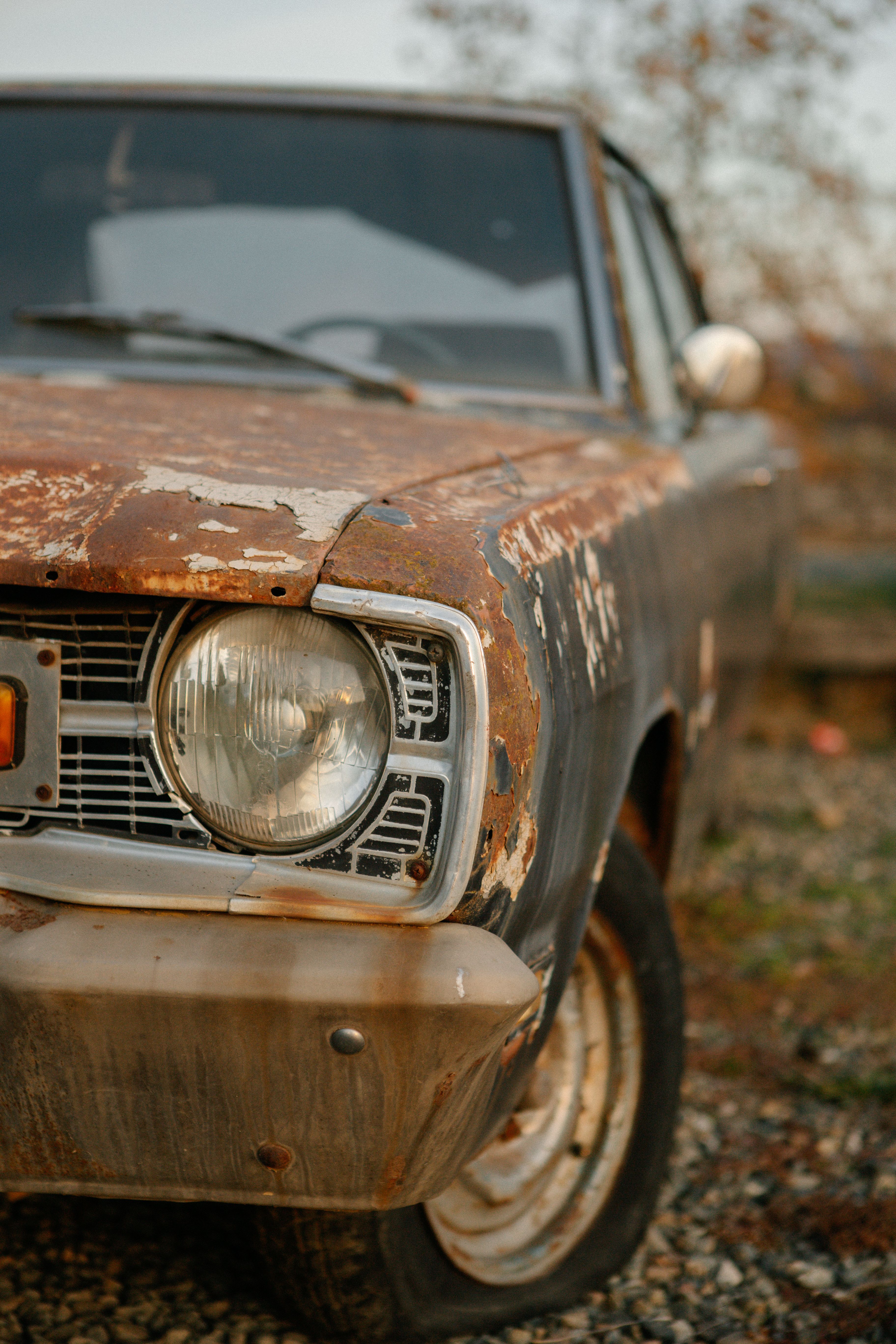 Weathered Vintage Car with Rustic Charm · Free Stock Photo