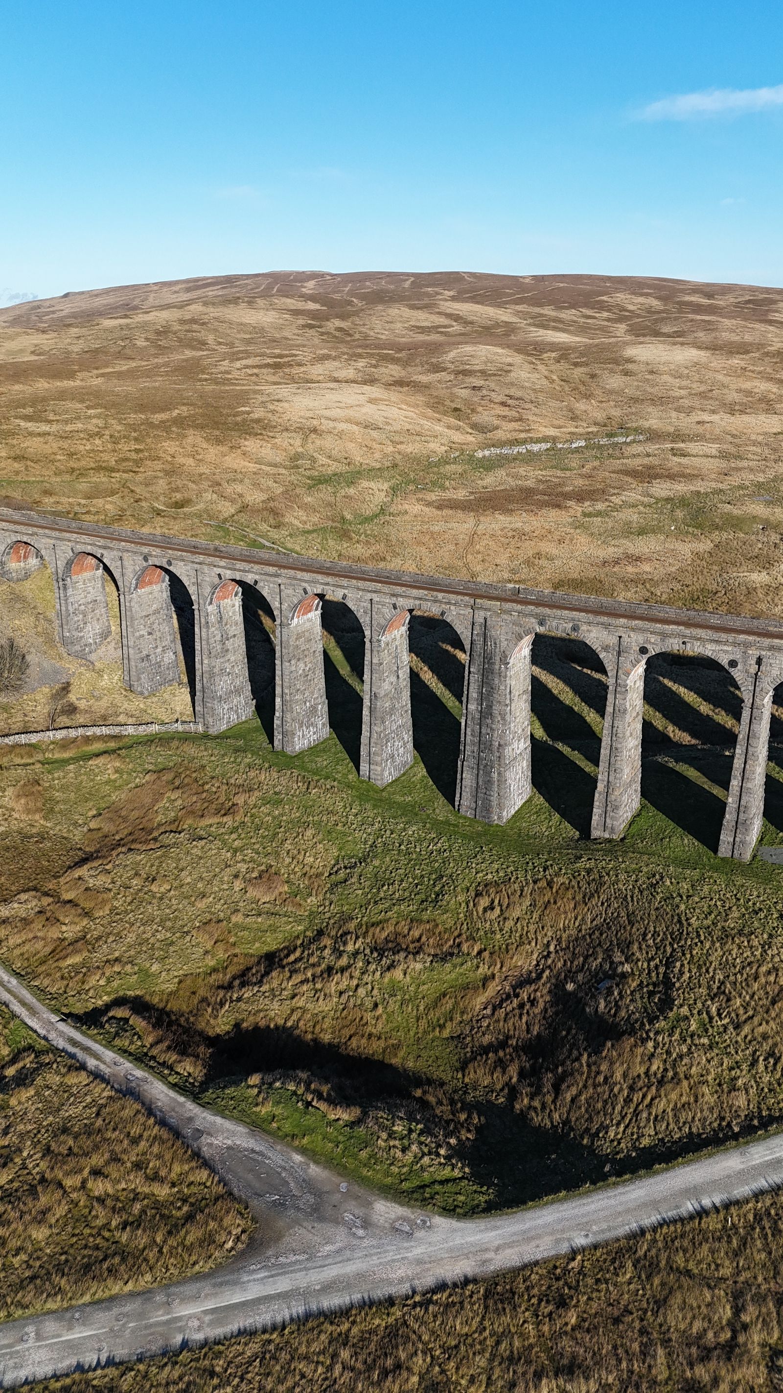 Aerial View Of Yorkshire Dales National Park, England Photos, Download ...