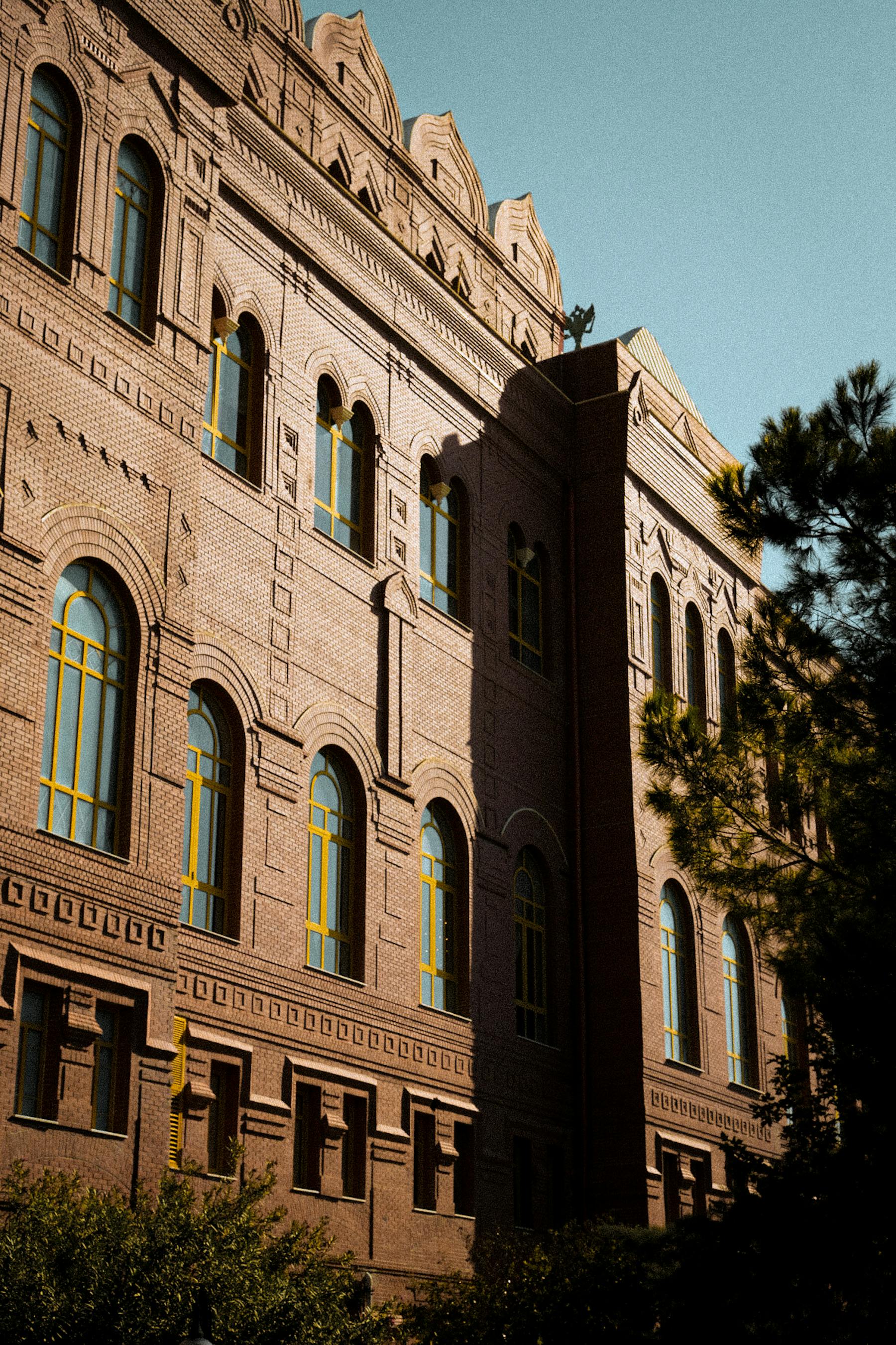Classical Architecture of Antalya Building Highlighted by Sunlight ...