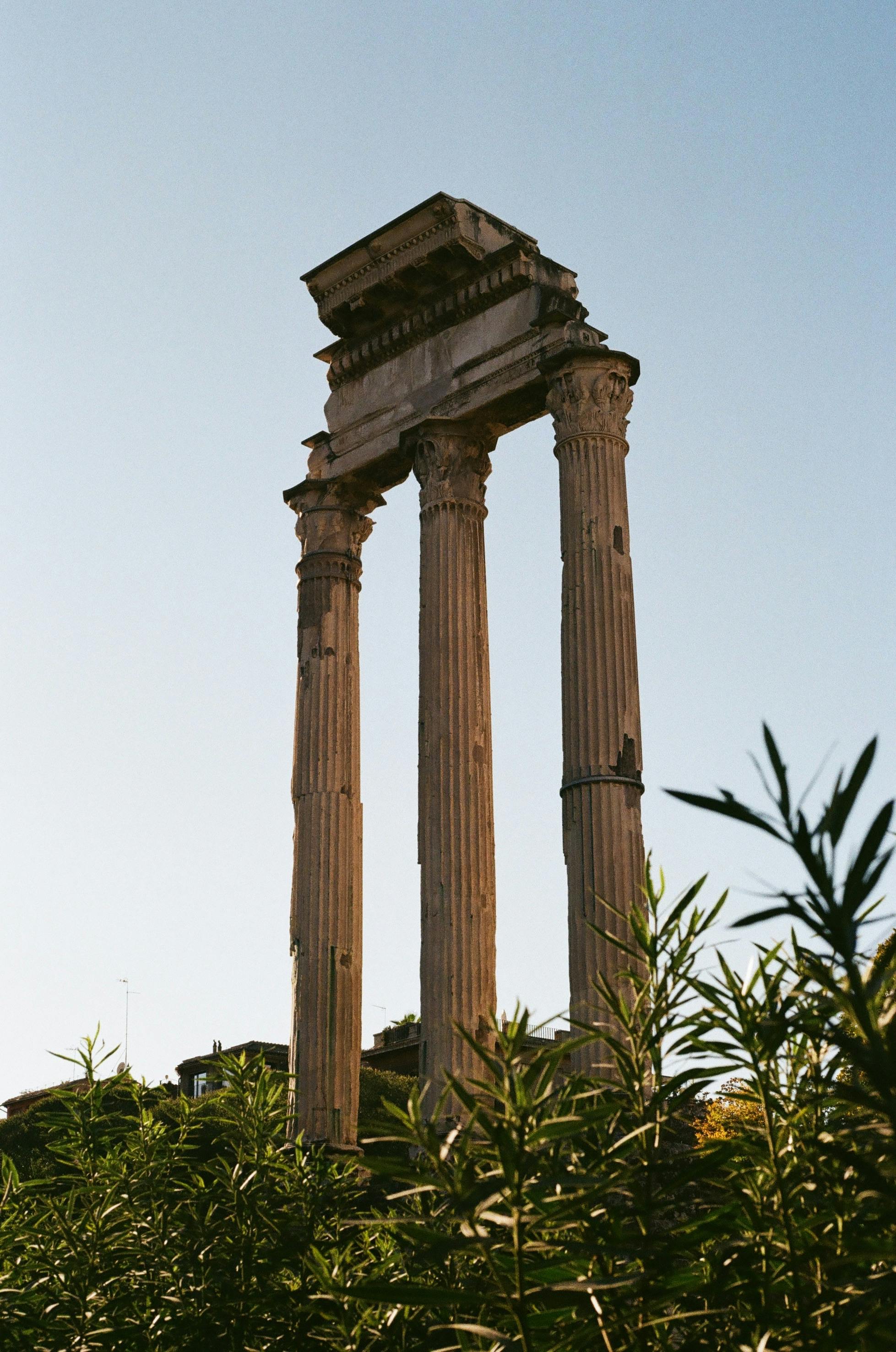 Ancient Roman Columns in Lazio Italy · Free Stock Photo