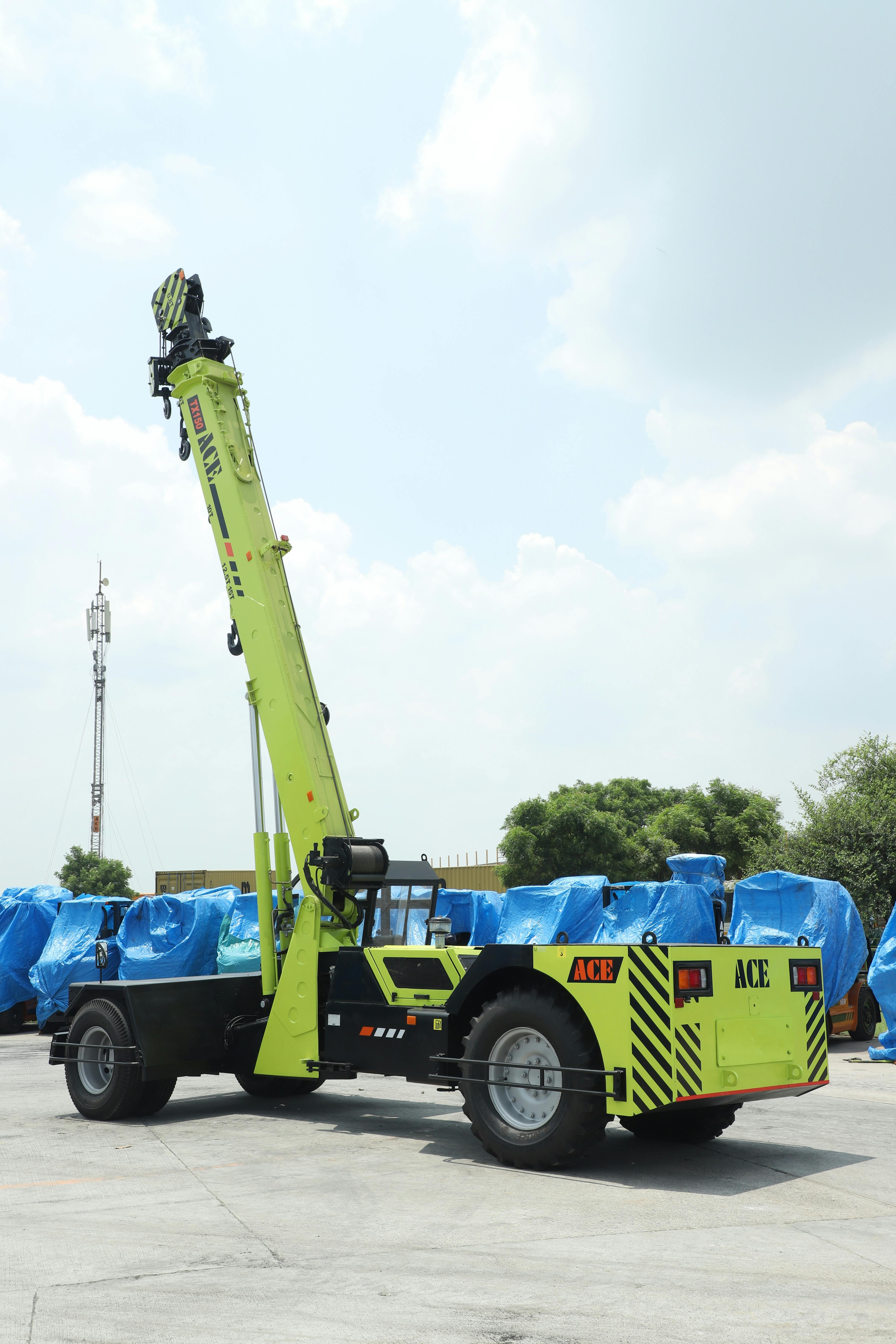 ACE Hydraulic Mobile Crane in Faridabad India · Free Stock Photo