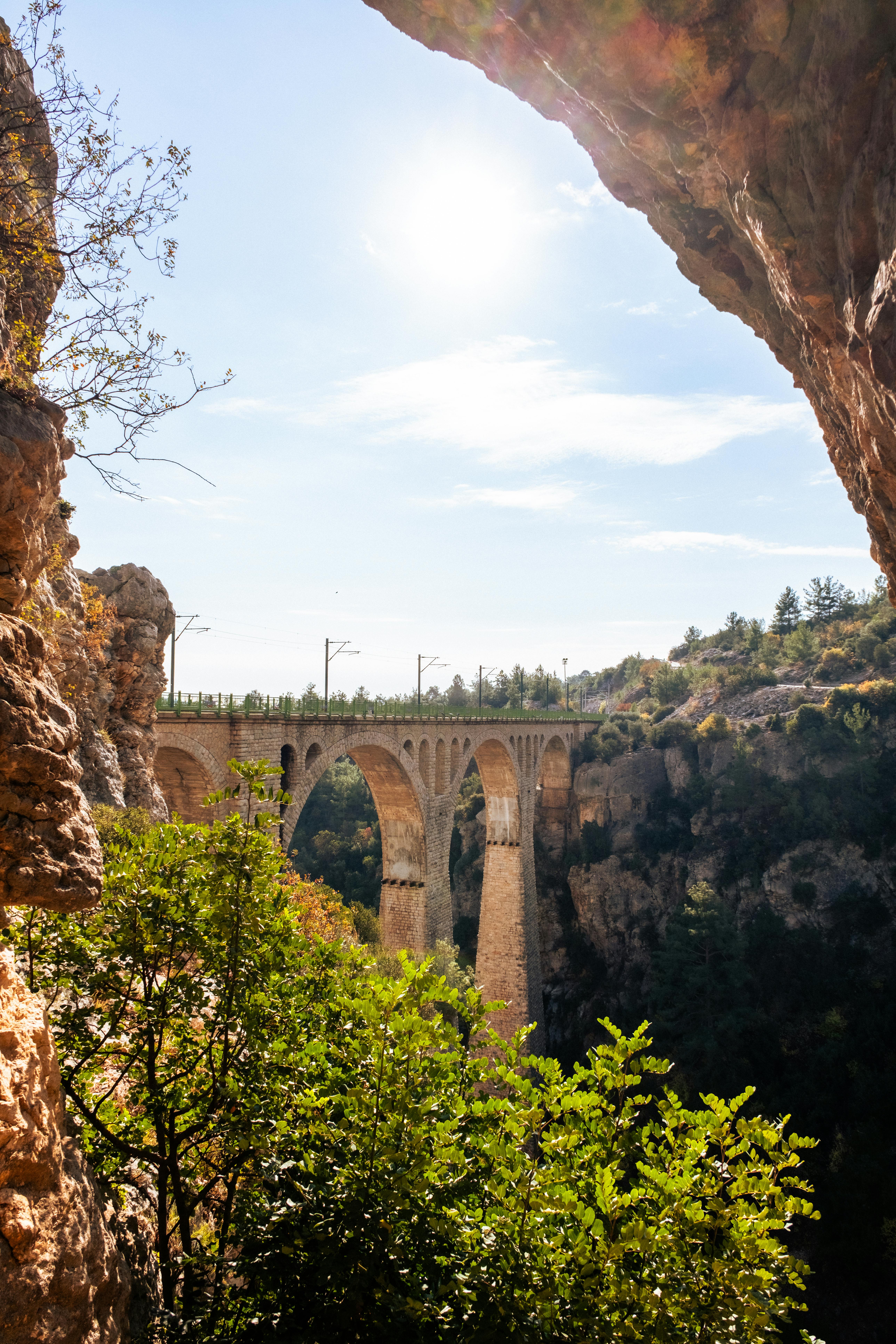Majestic Stone Bridge in Vivid Turkish Landscape · Free Stock Photo