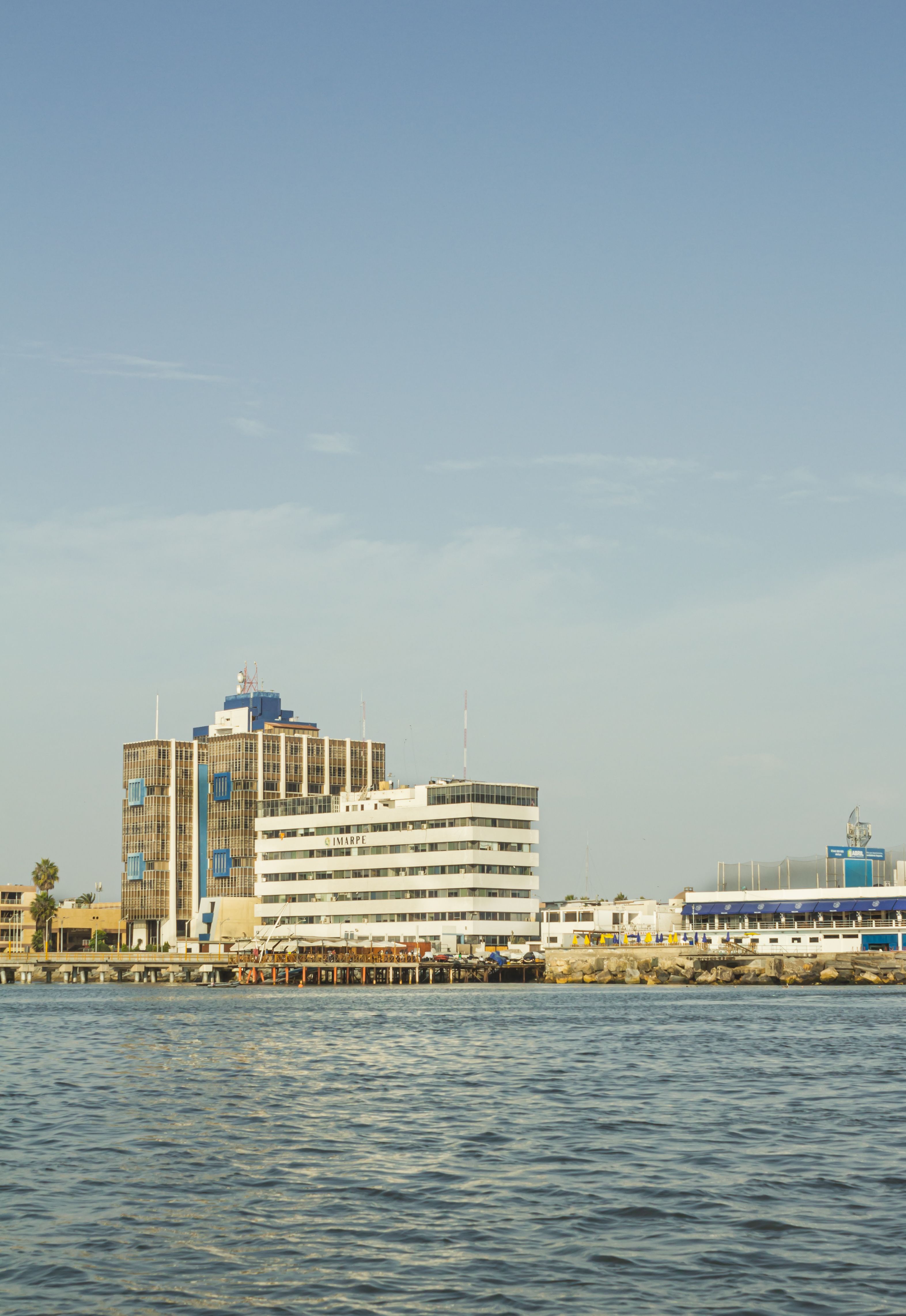 Coastal Cityscape with Modern Buildings · Free Stock Photo