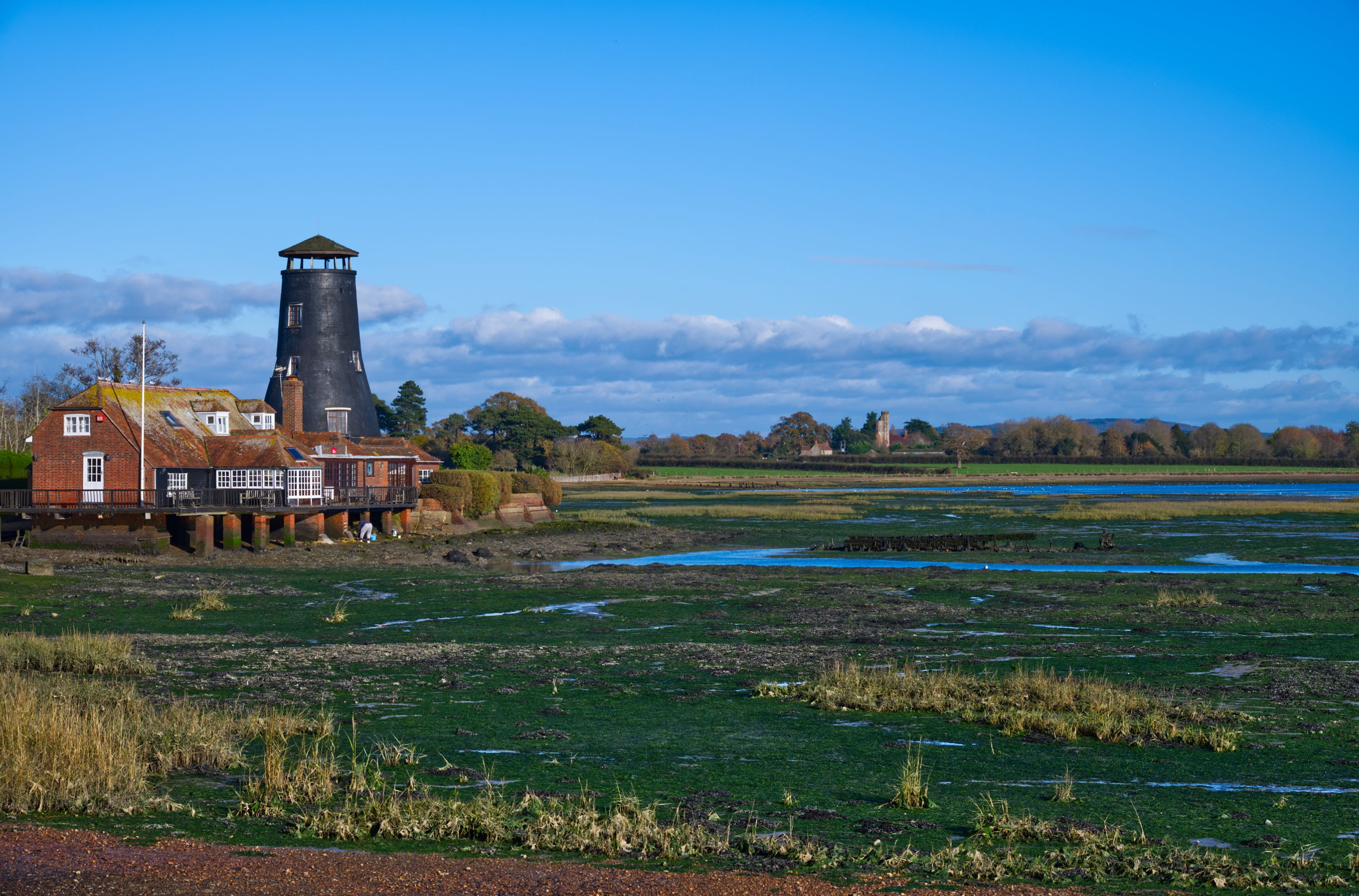 Historic Water Mill on Hayling Island Landscape · Free Stock Photo