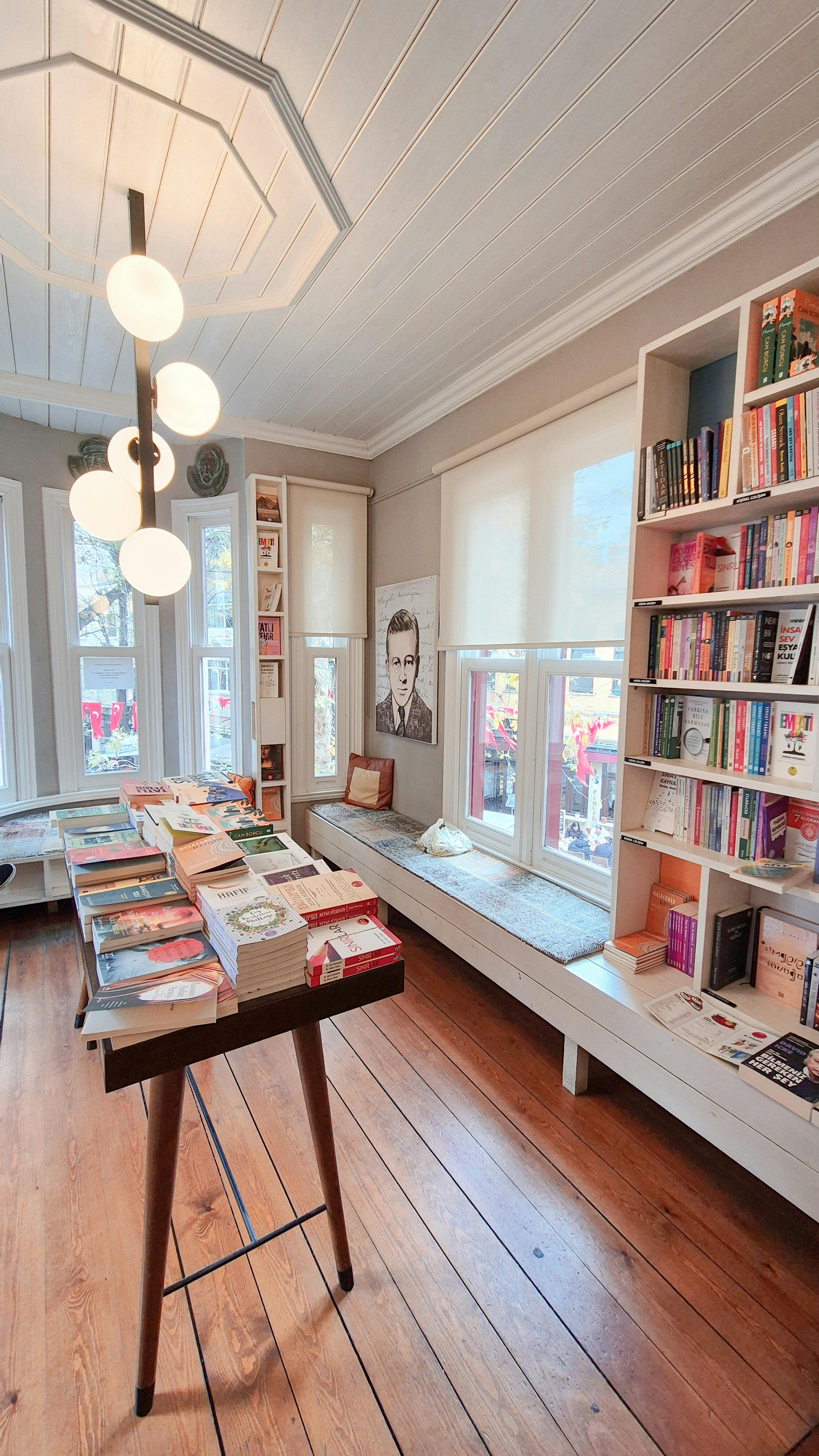 Cozy Independent Bookstore Interior with Books · Free Stock Photo
