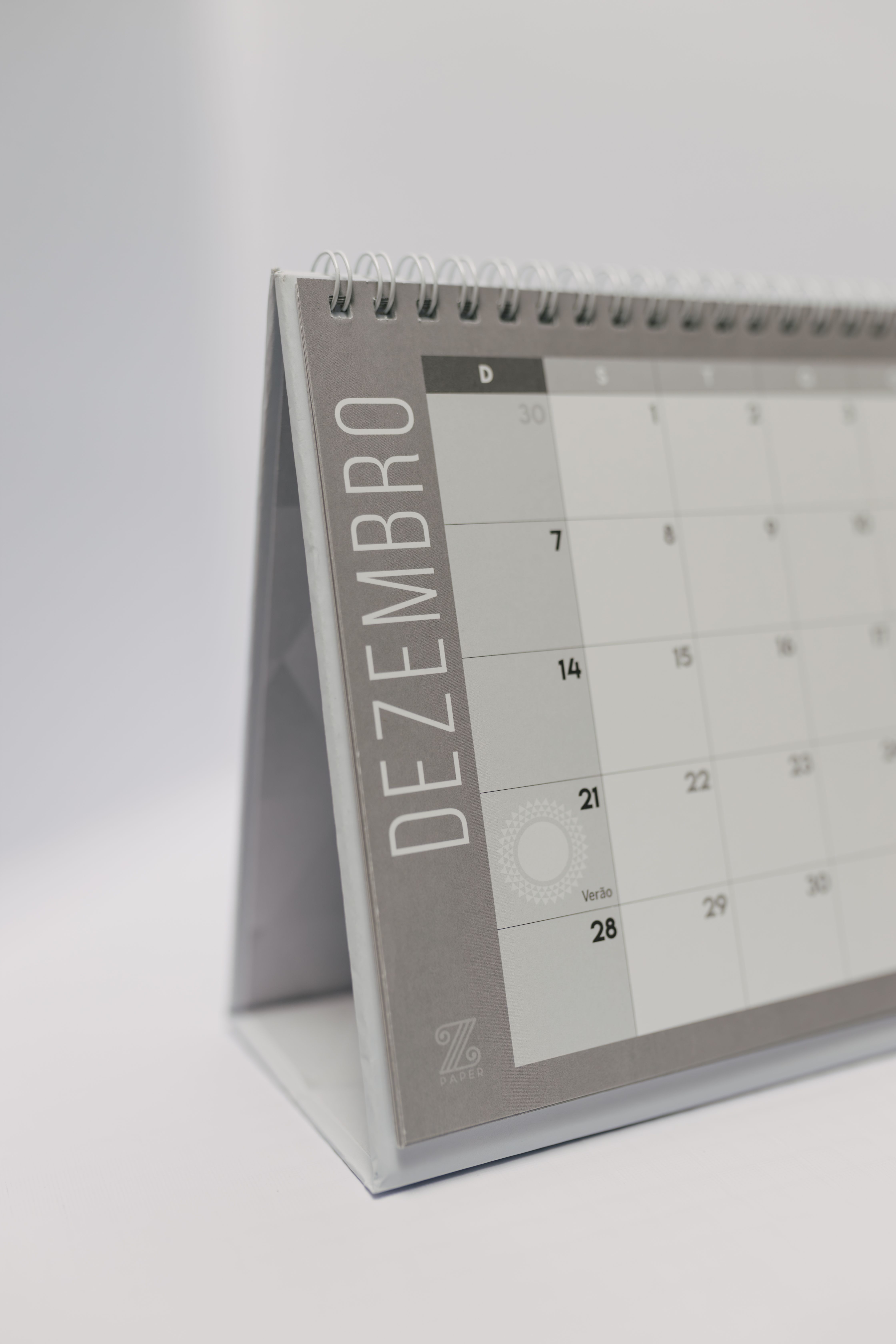 Desk Calendar Displaying December Month Page · Free Stock Photo