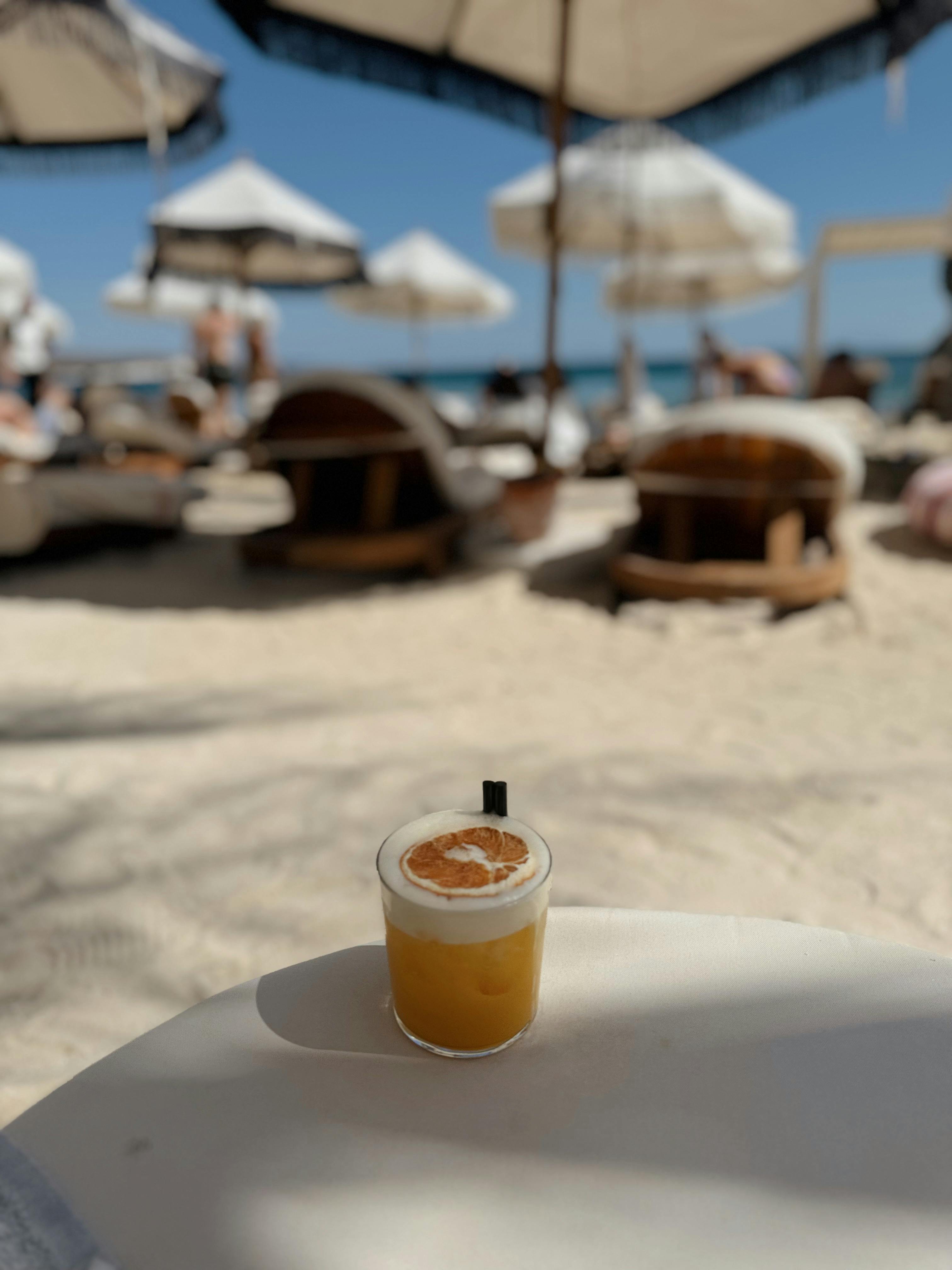 Refreshing Cocktail on İzmir Beachfront · Free Stock Photo