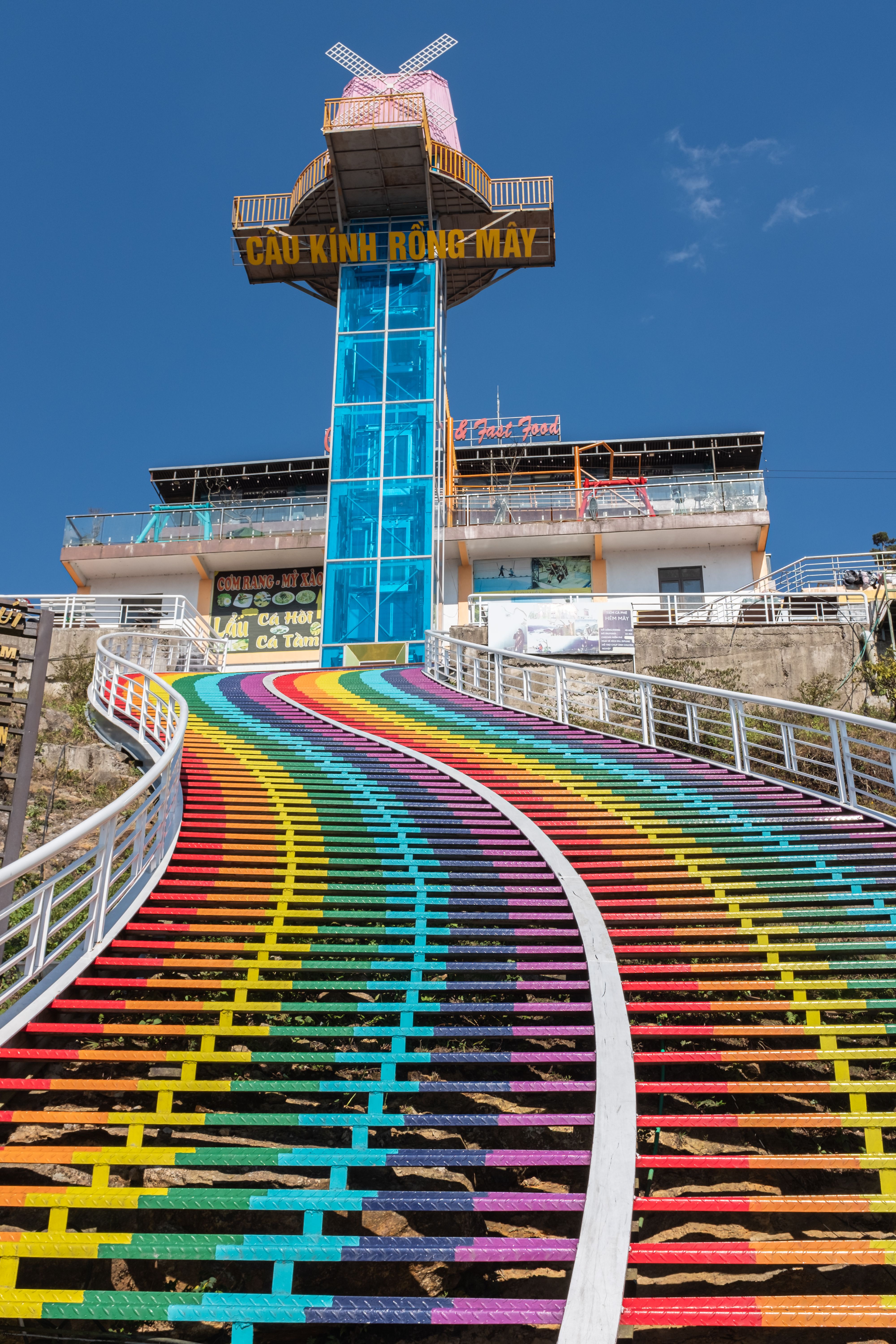 Colorful Rainbow Stairs in Dong Thap, Vietnam · Free Stock Photo
