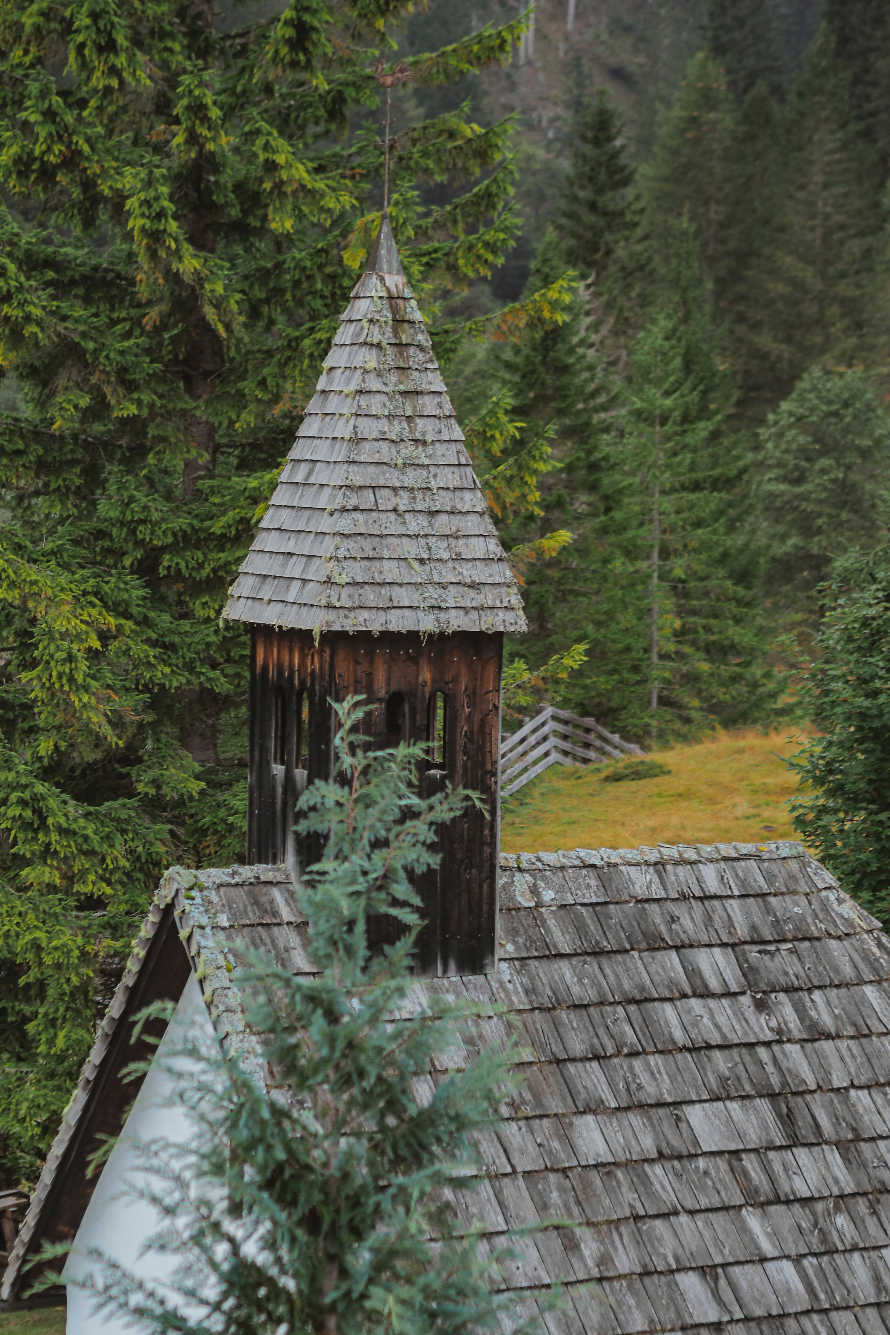 Rustic Wooden Chapel in Italian Forest · Free Stock Photo