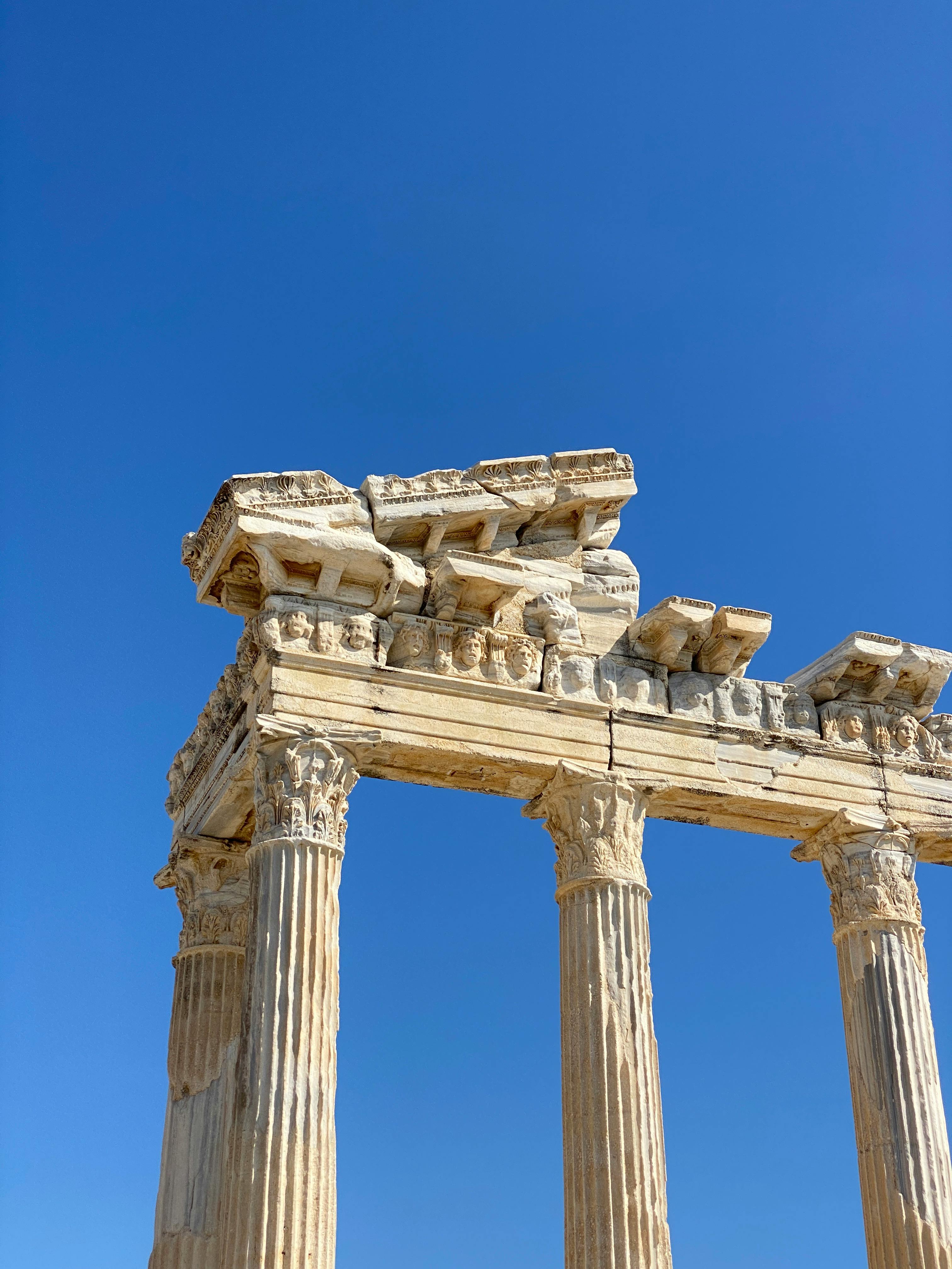 Ancient Temple Columns in Side, Antalya · Free Stock Photo