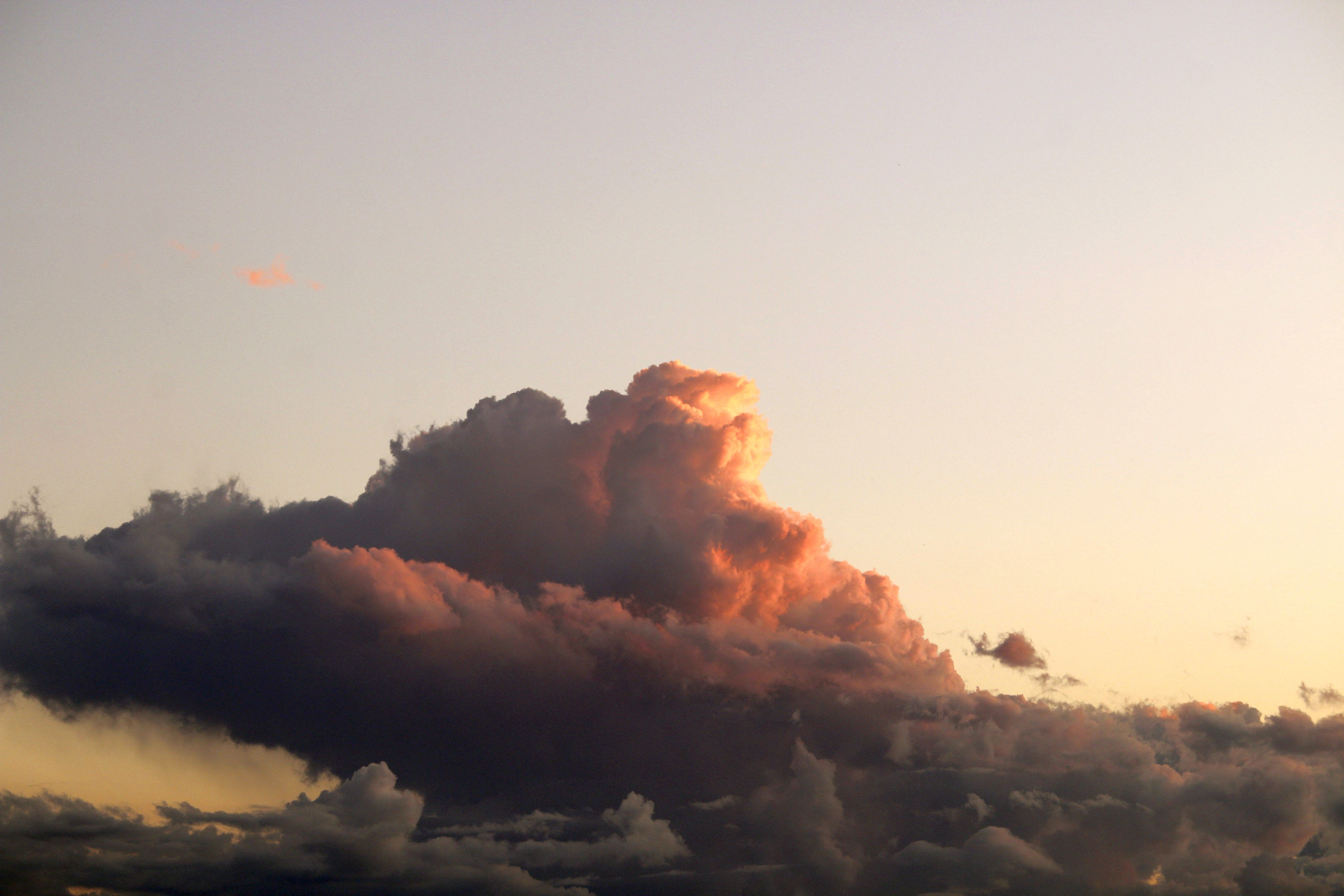 Dramatic Cumulonimbus Cloud at Sunset · Free Stock Photo